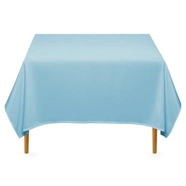 Efavormart 54x54" LIGHT BLUE Wholesale Linens Seamless Polyester Square ...