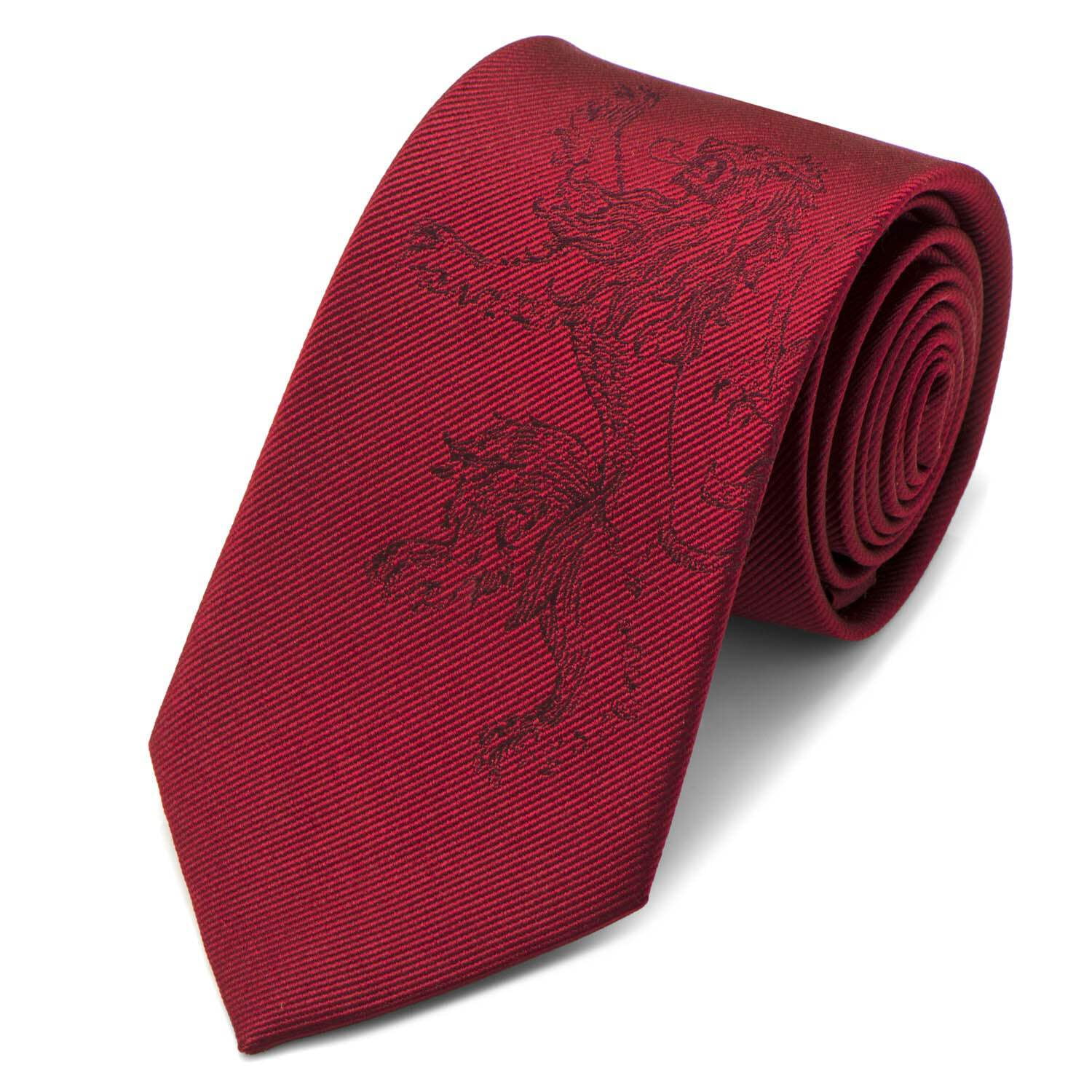 Game of Thrones Lannister Lion Red Men's Tie - Walmart.com