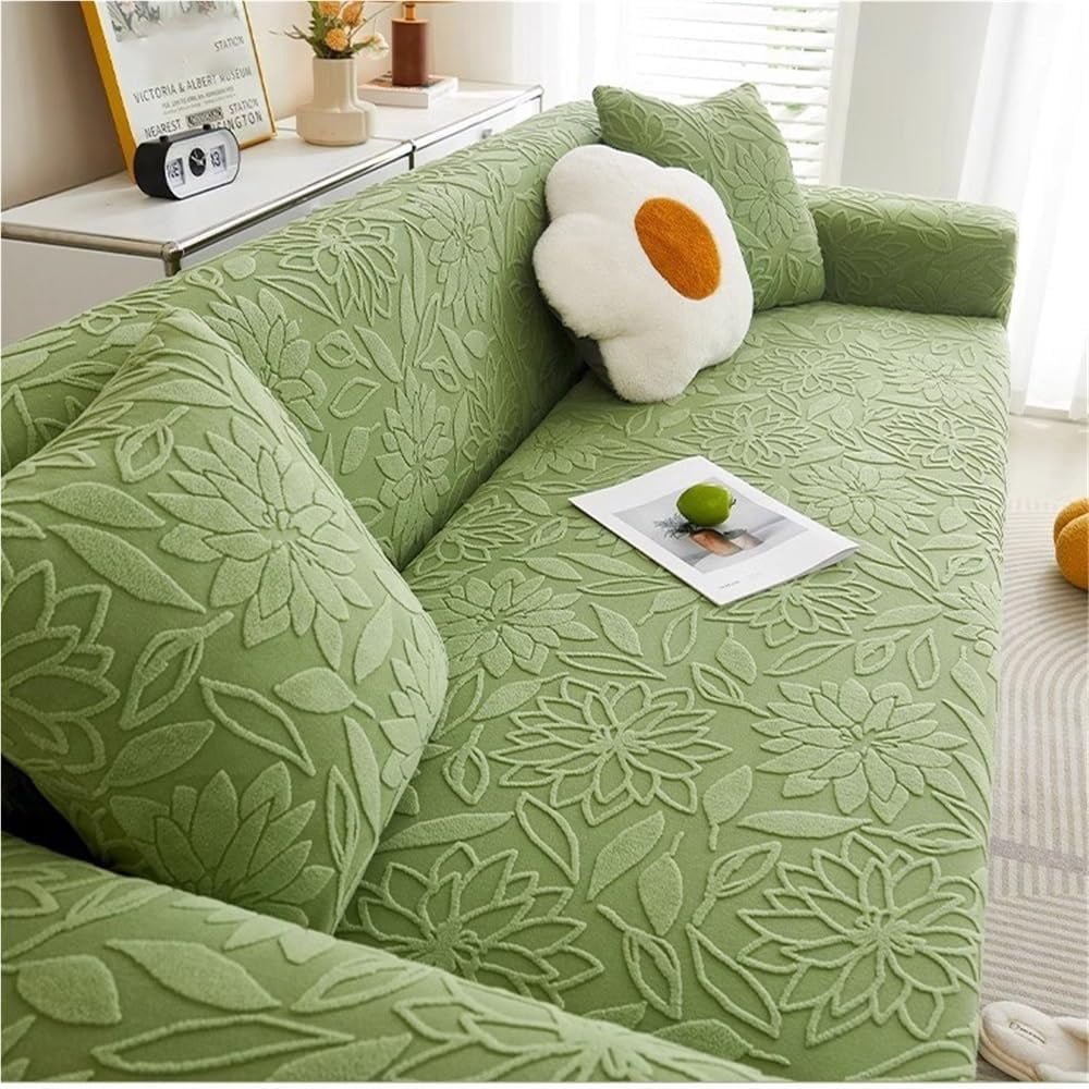 Lanola Floral Pattern Sofa Slipcovers Stretch Jacquard Sofa Seat ...