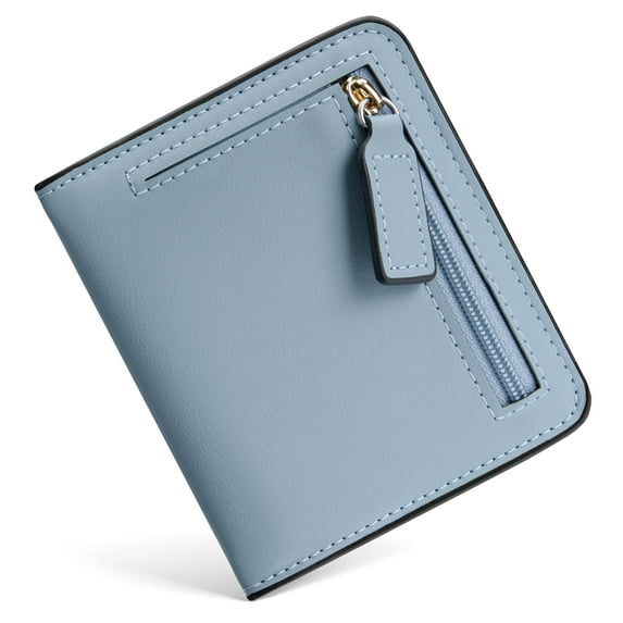 Lanola Women’s Small Slim Leather Wallet with RFID Protection, Compact ...