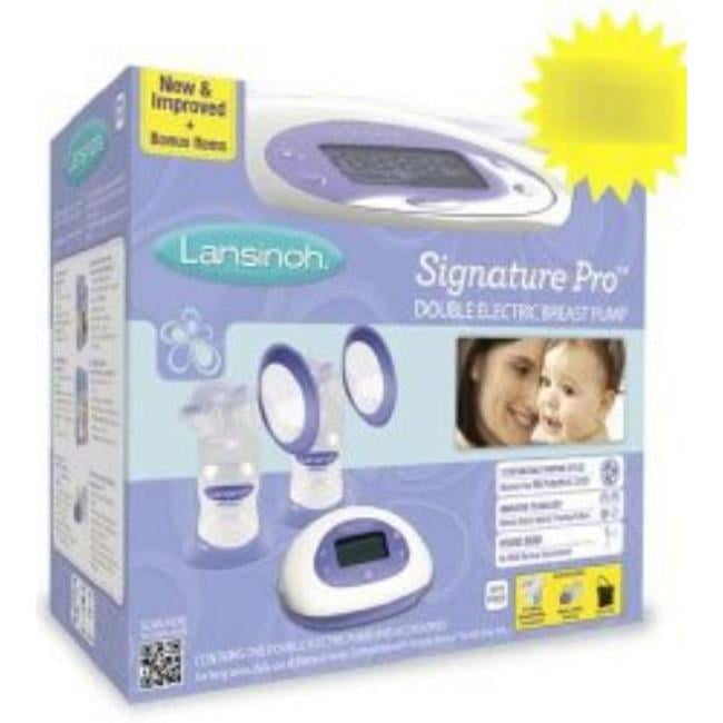 Lansinoh Signature Pro Portable Double Electric Breast Pump Kit with ...