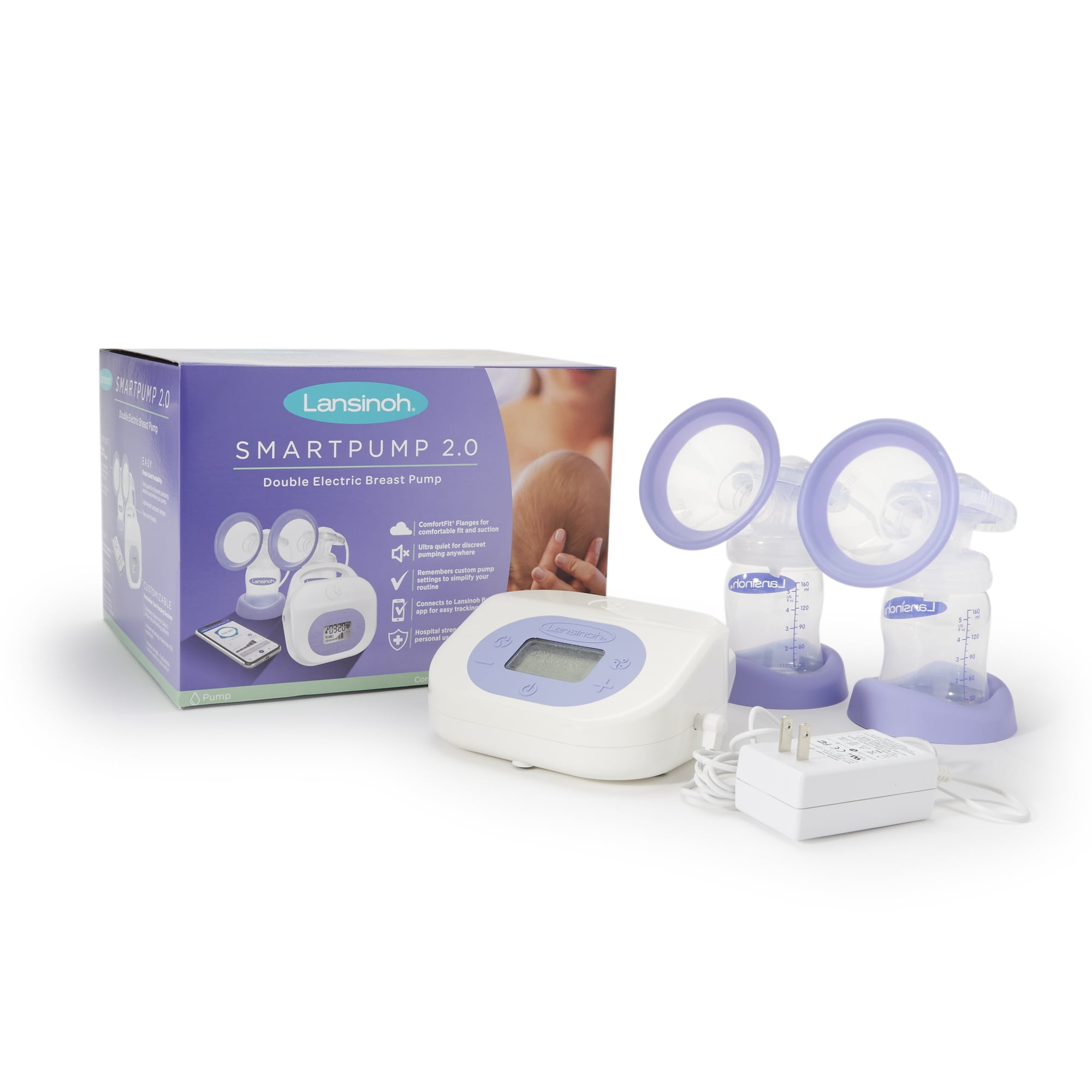 Lansinoh Smartpump 2.0 Double Electric Breast Pump Kit 1 ct HSA/FSA ...