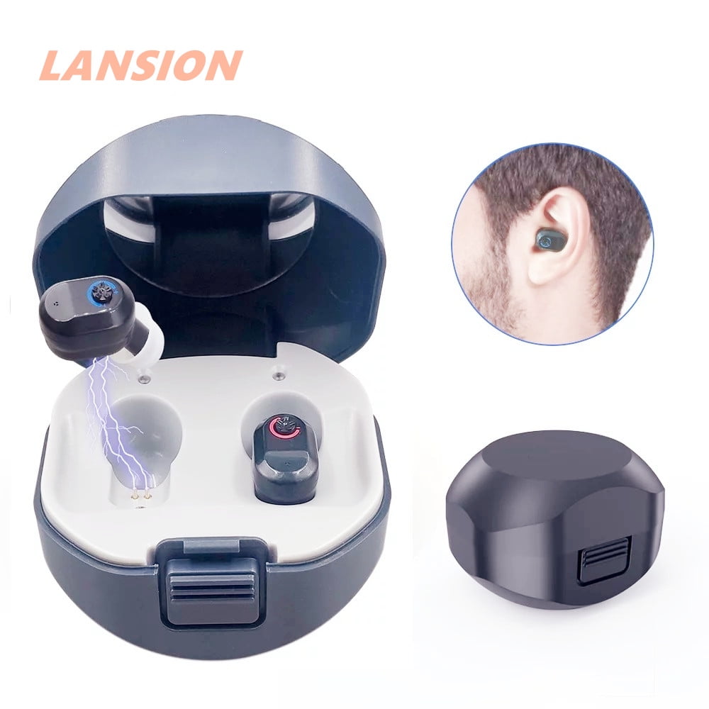 Lansion Personal Sound Amplifiers with Portable Charging Case ...
