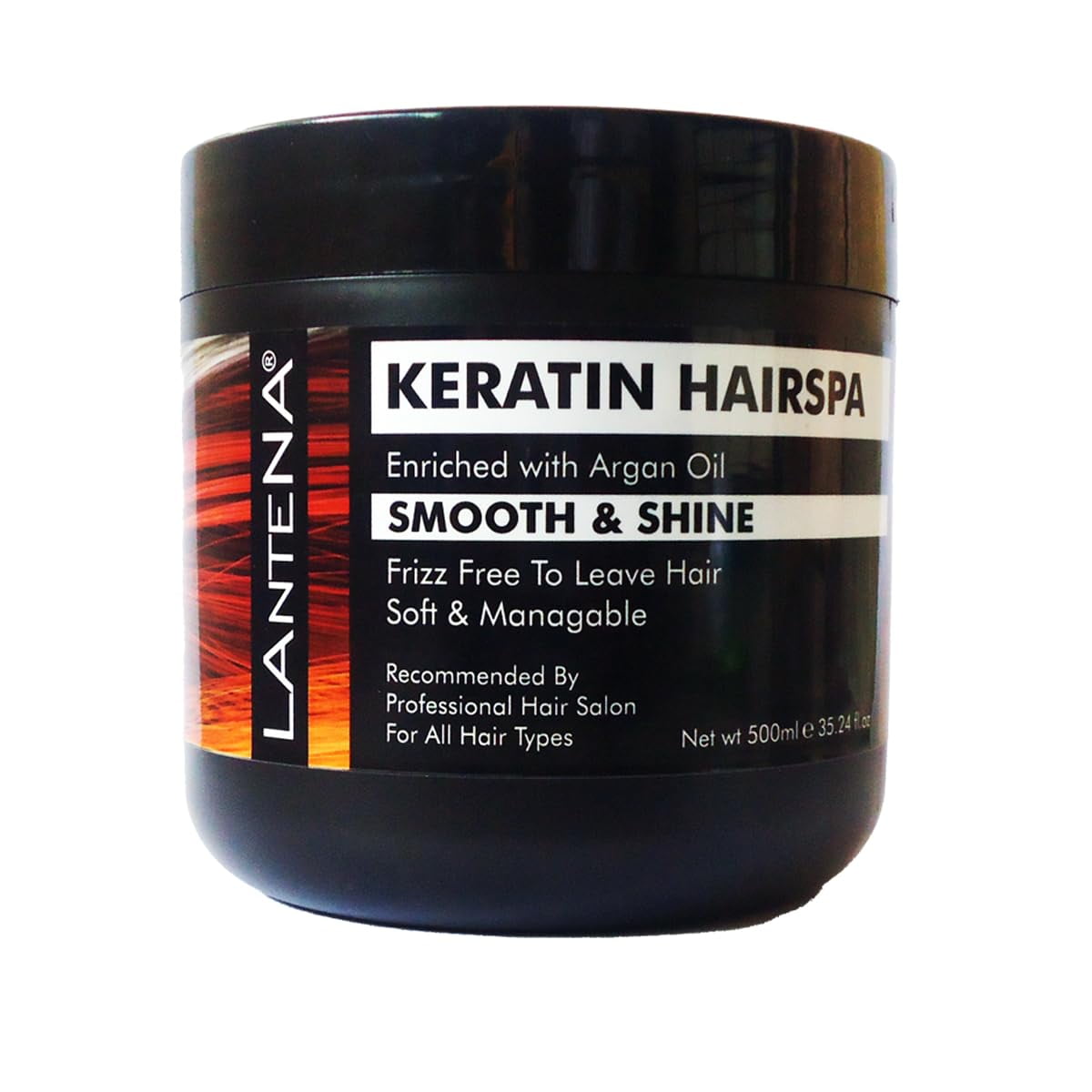 Lantena keratin hair spa cream enriched with argain oil frizz free to ...