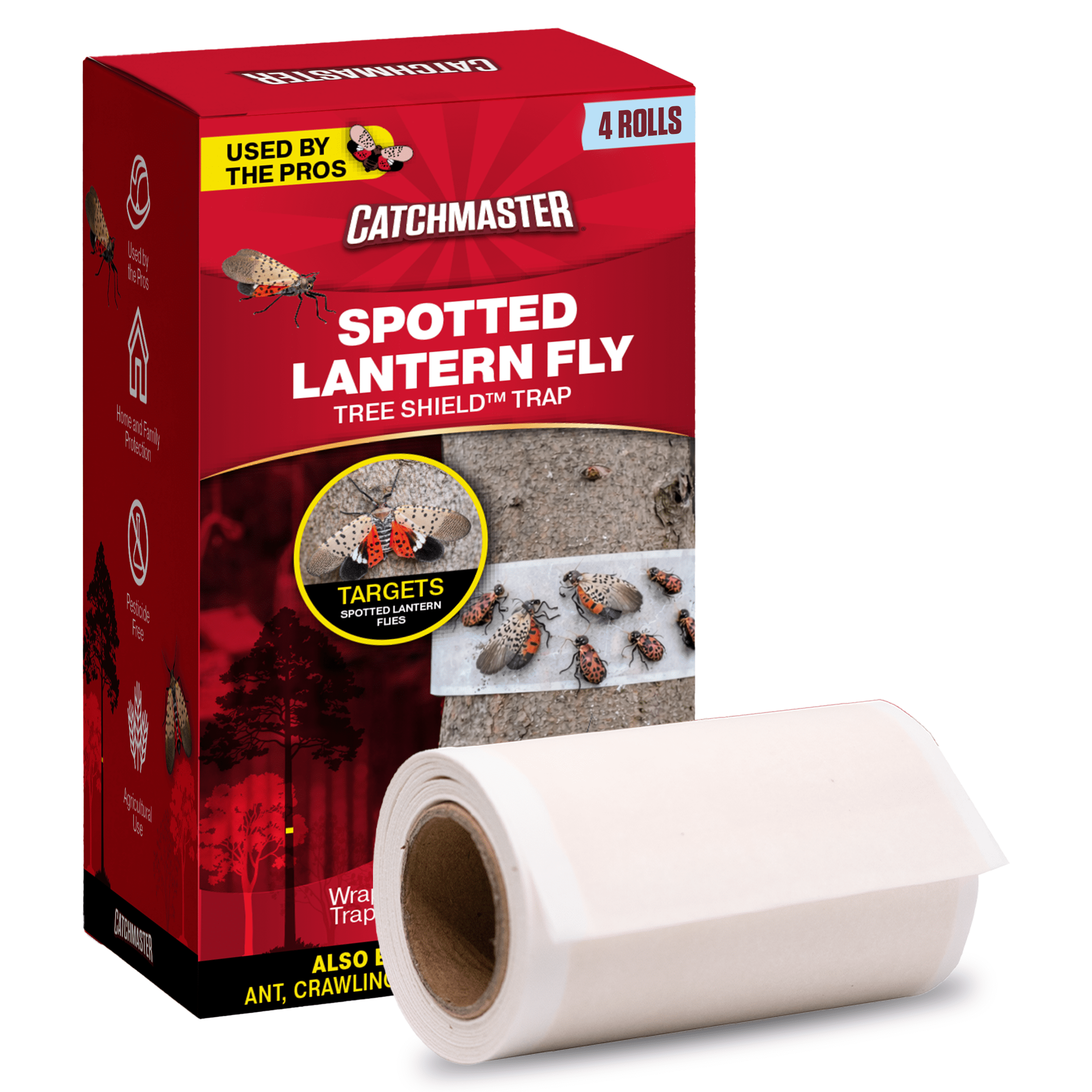 Catchmaster Tree Shield Insect Barrier, 30ft Rolls 4PK, Crawling Insect ...