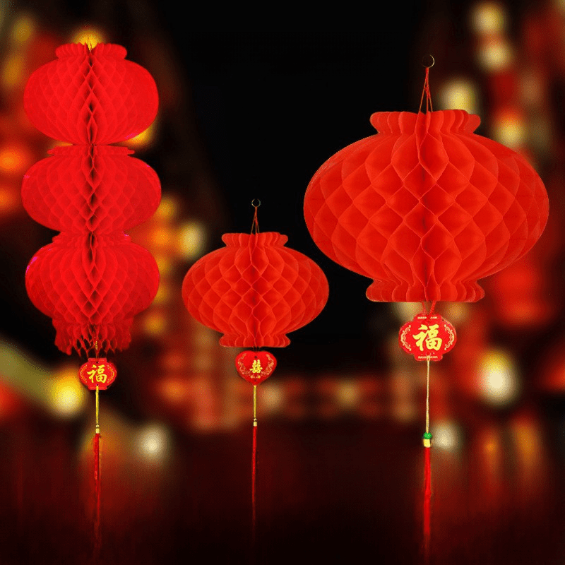 Lantern Hanging Wedding Celebration Small Lantern Opening Decoration ...
