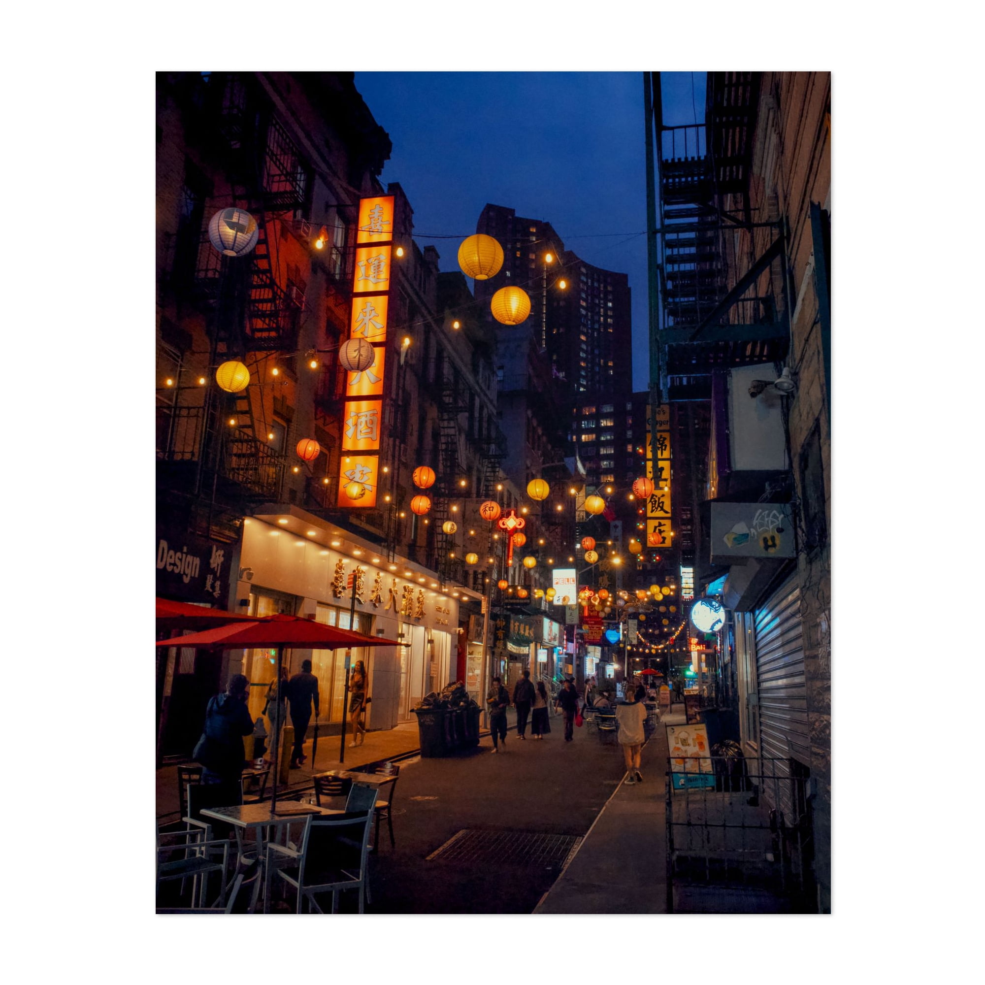 Lantern Lit Alley 02 - Manhattan New York Photography Street ...