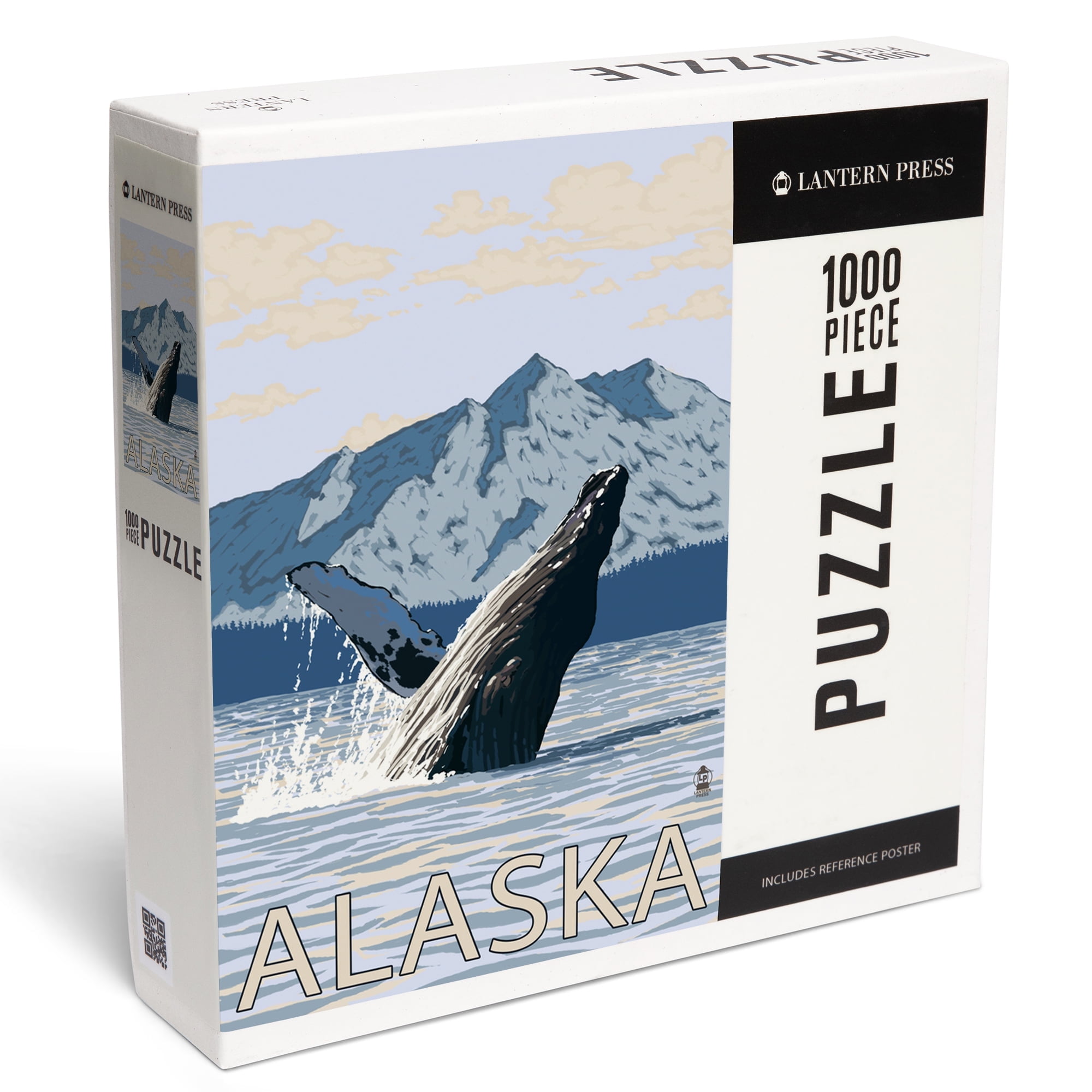 Lantern Press 1000 Piece Jigsaw Puzzle, Alaska, Humpback Whale - Walmart.com