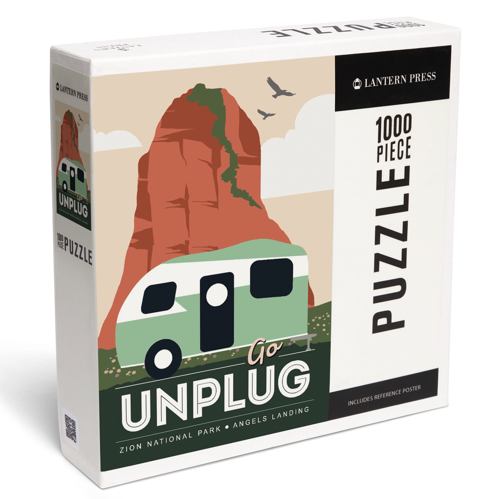 Lantern Press 1000 Piece Jigsaw Puzzle, Angels Landing, Zion National ...