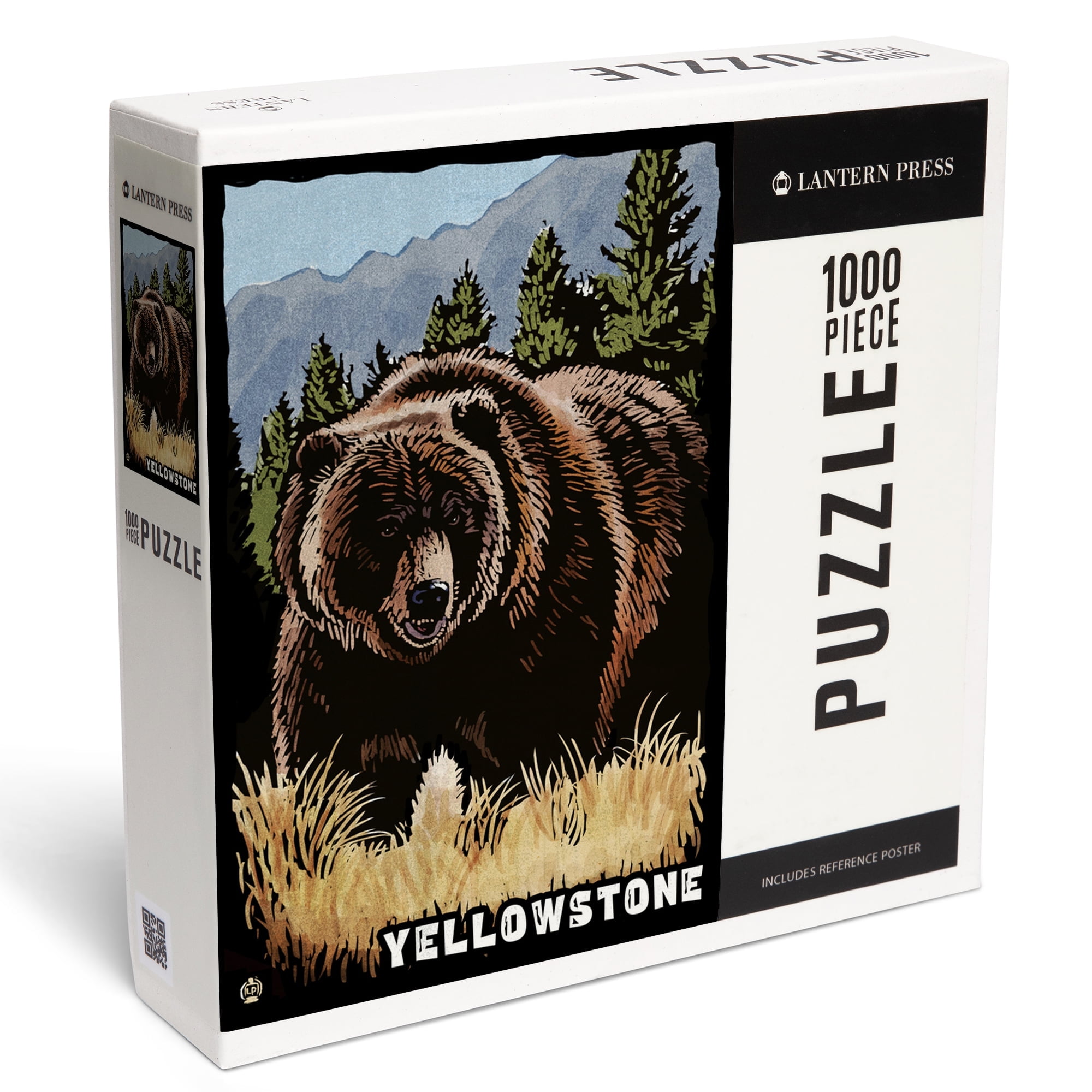 Lantern Press 1000 Piece Jigsaw Puzzle, Bear Family, Grizzly Bear ...