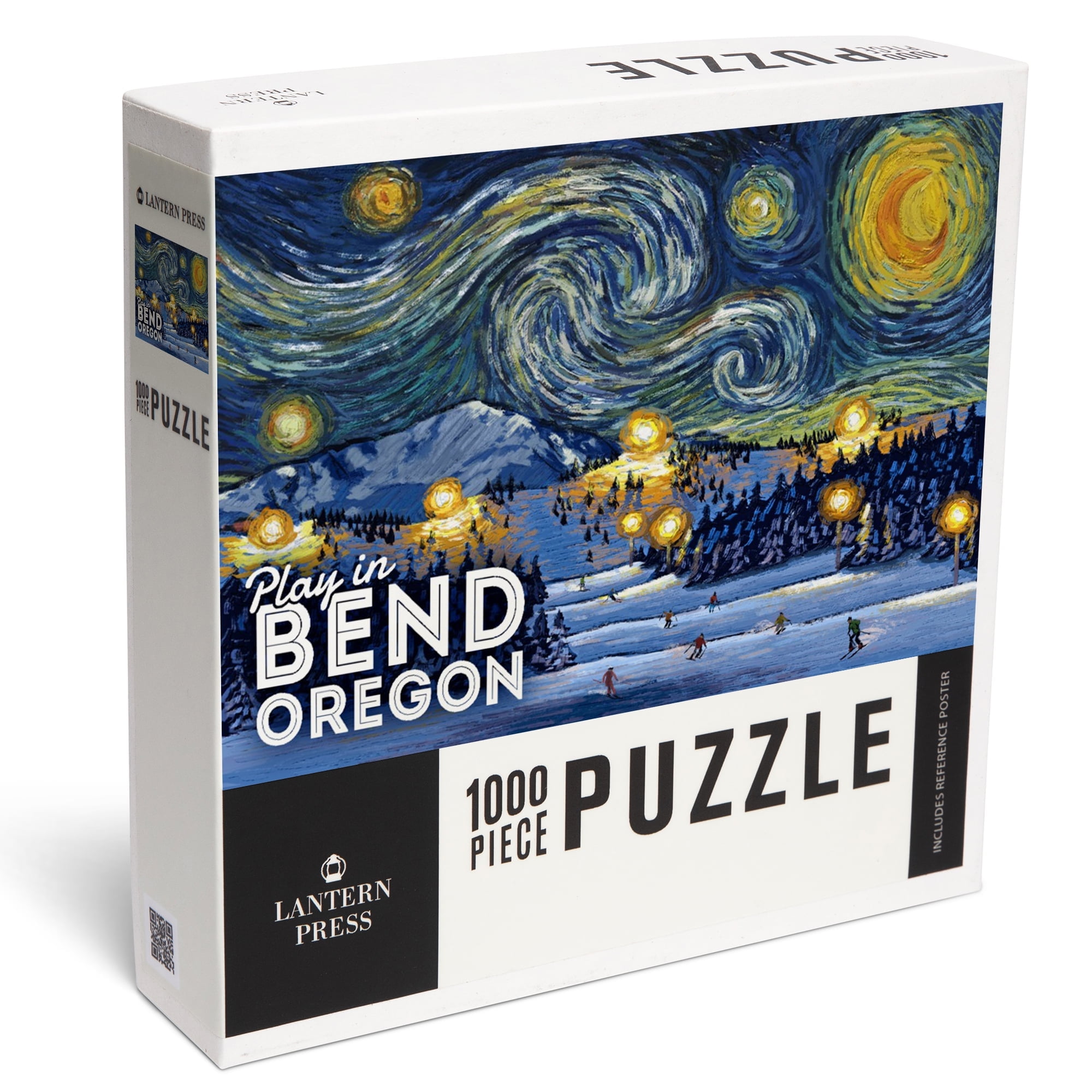 Lantern Press 1000 Piece Jigsaw Puzzle, Bend, Oregon, Ski Resort with ...
