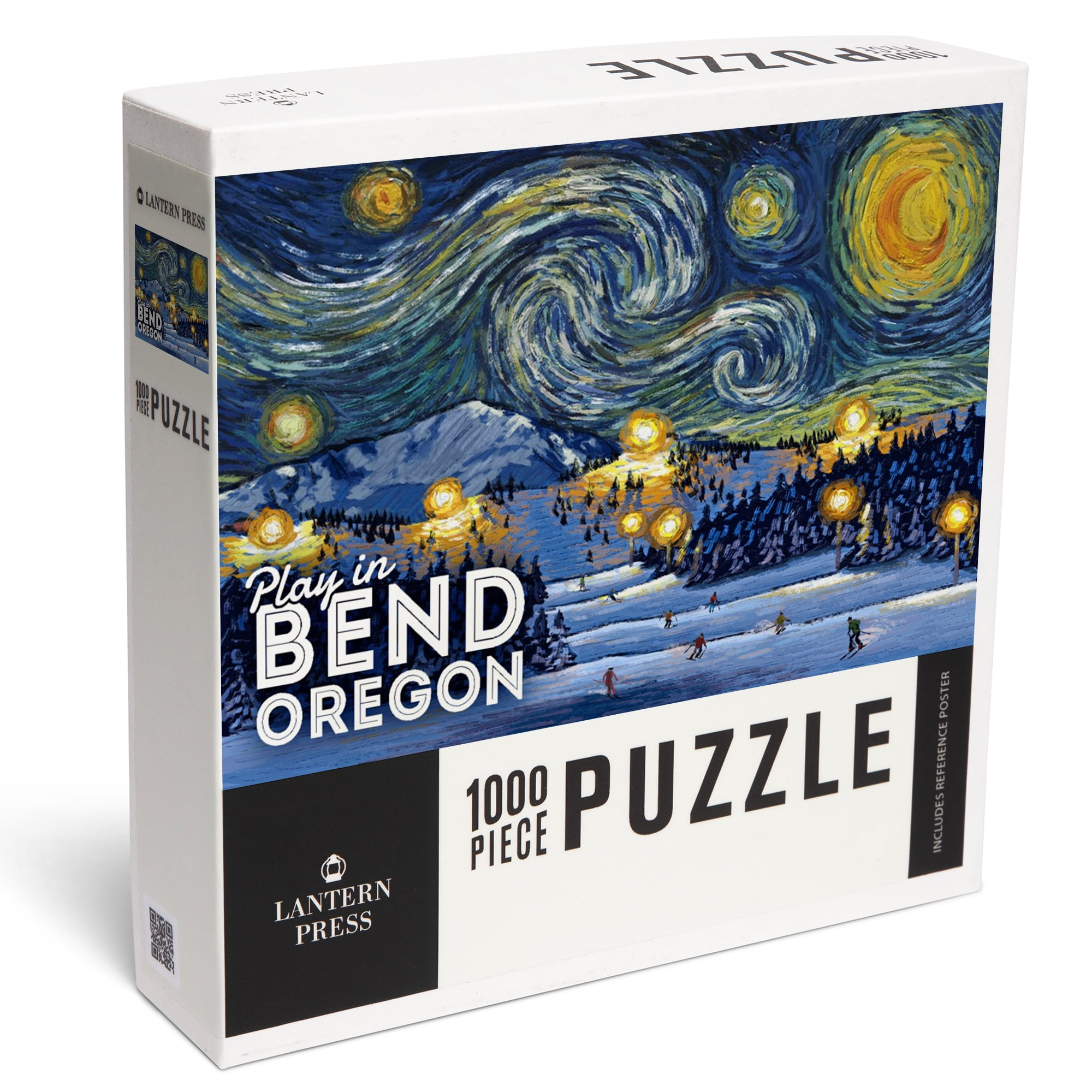 Lantern Press 1000 Piece Jigsaw Puzzle, Bend, Oregon, Ski Resort with ...