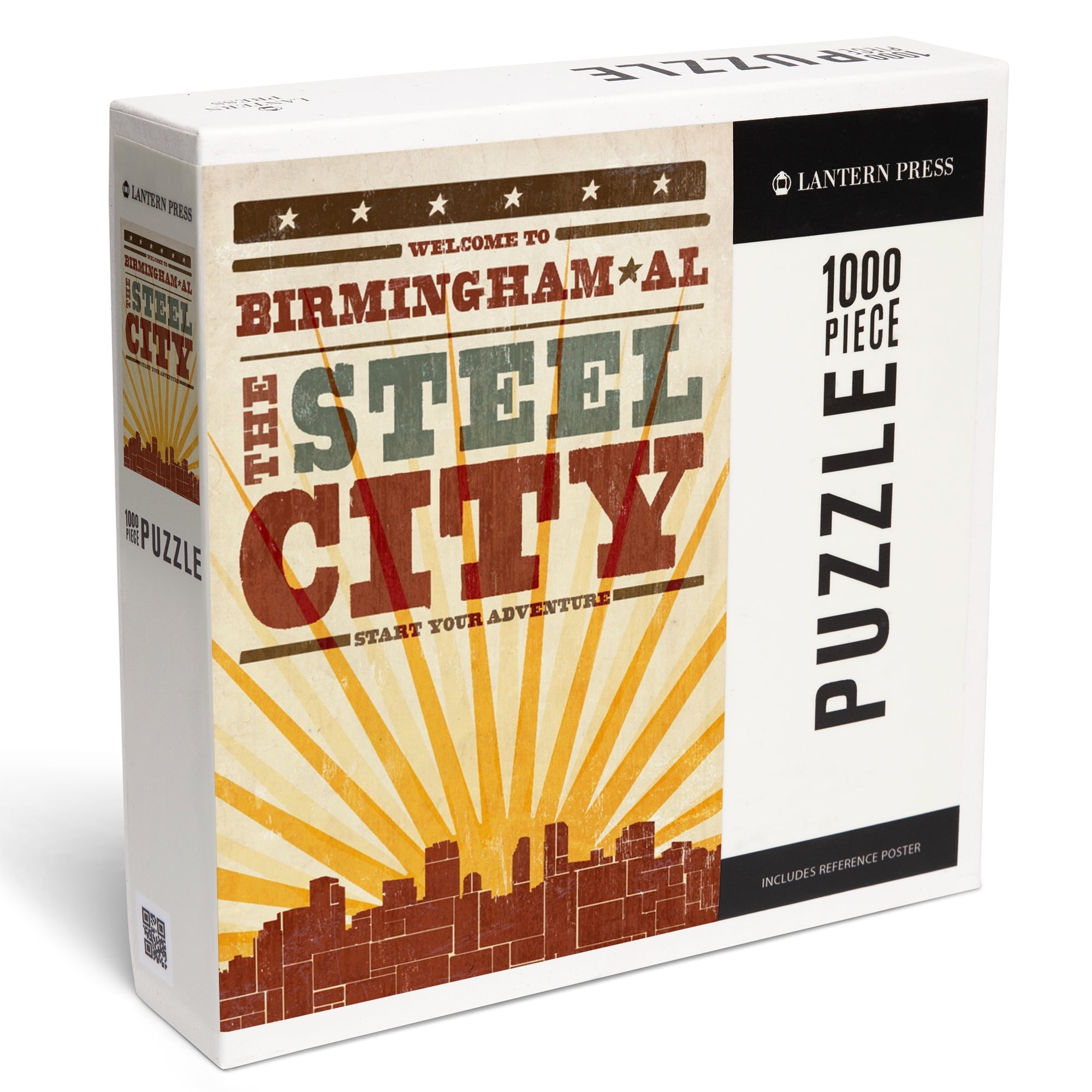 Lantern Press 1000 Piece Jigsaw Puzzle, Birmingham, Alabama, Skyline ...