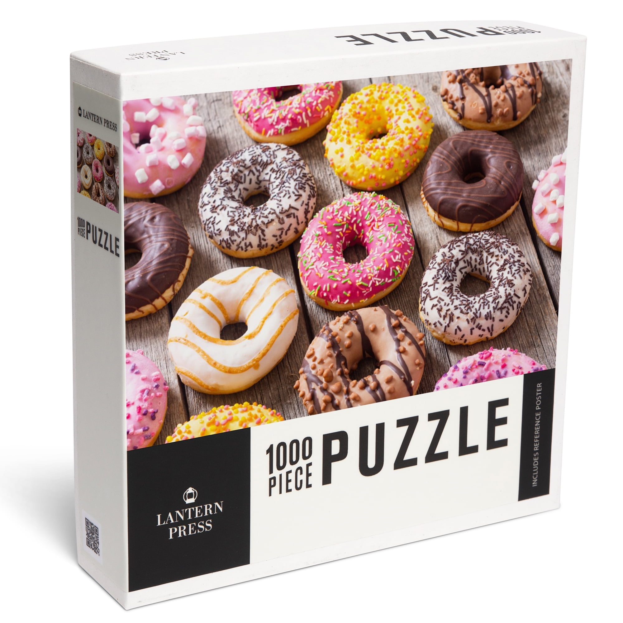 Lantern Press 1000 Piece Jigsaw Puzzle, Colorful Donuts with Sprinkles ...