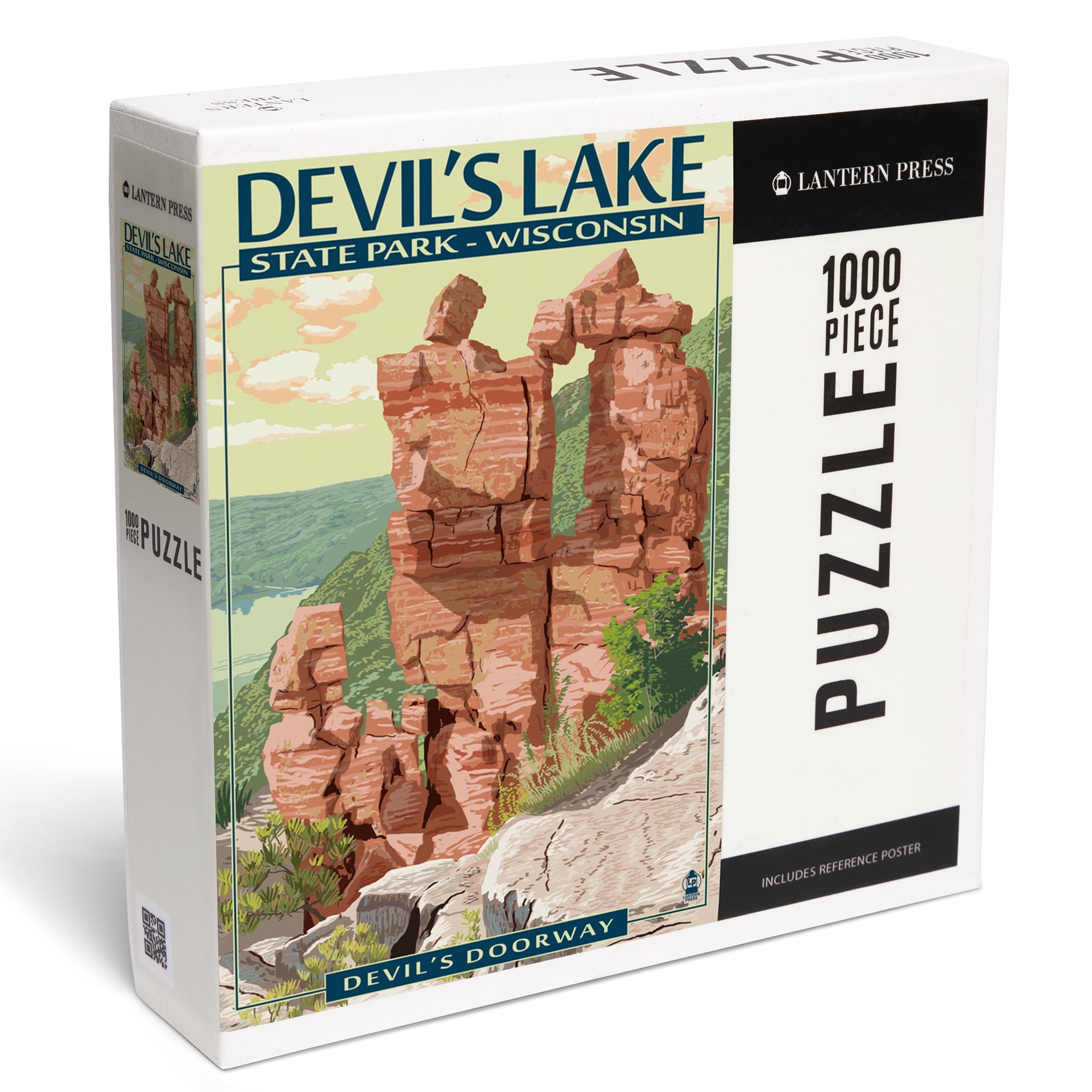 Lantern Press 1000 Piece Jigsaw Puzzle, Devil's Lake Park, Wisconsin ...