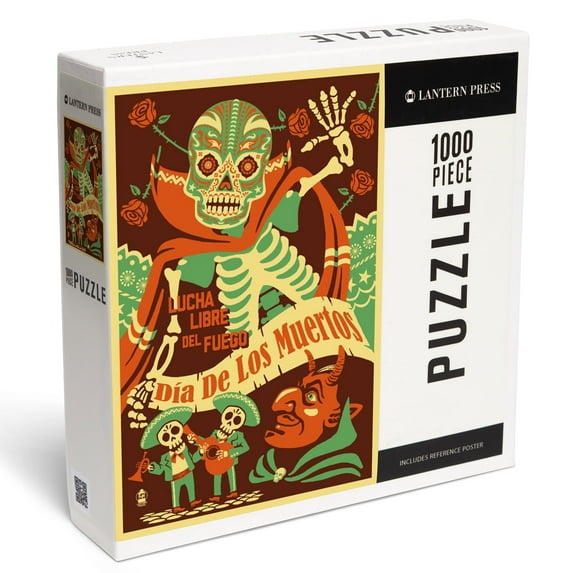Lantern Press 1000 Piece Jigsaw Puzzle, Dia de los Muertos (Day of the ...