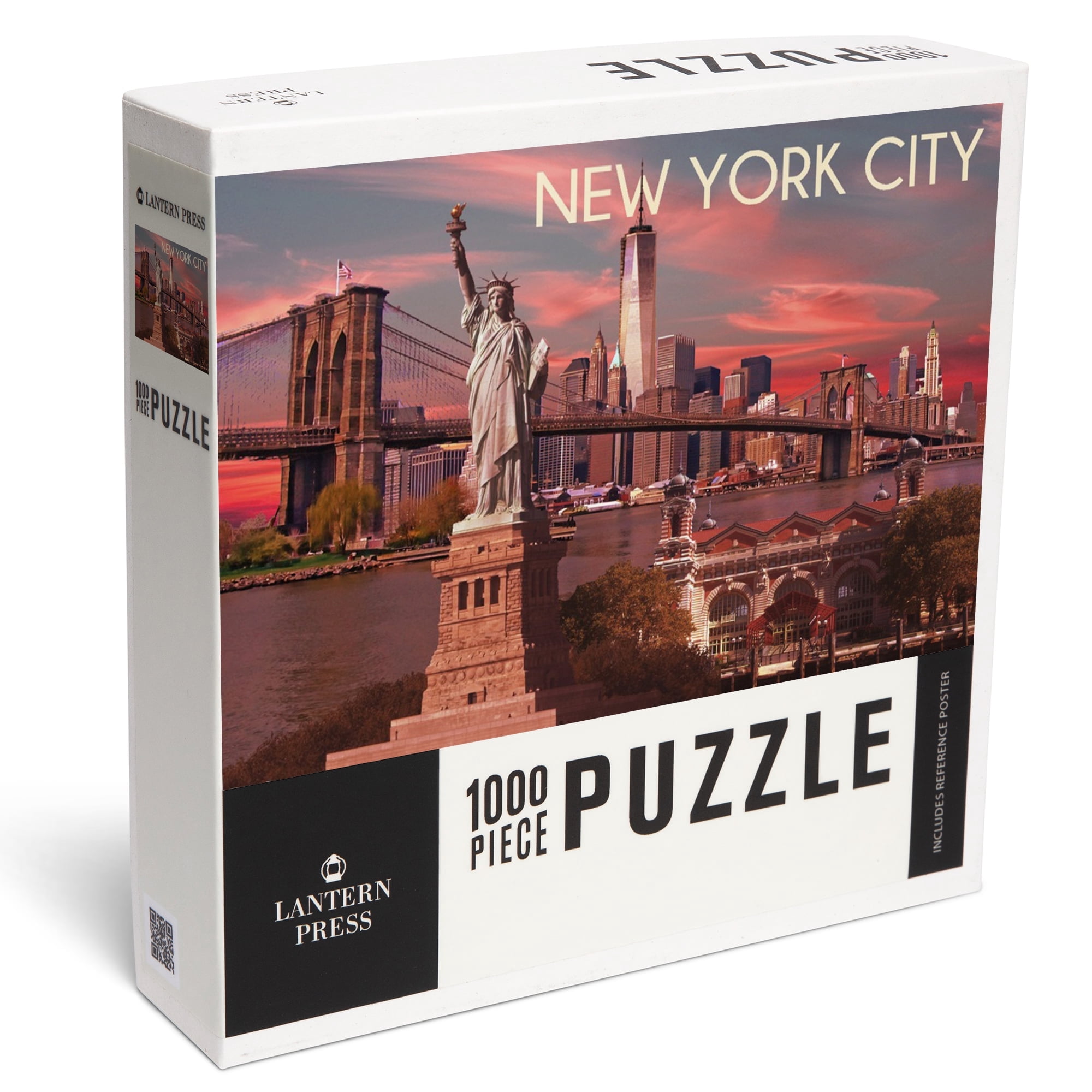 Lantern Press 1000 Piece Jigsaw Puzzle, Ellis Island National Monument ...