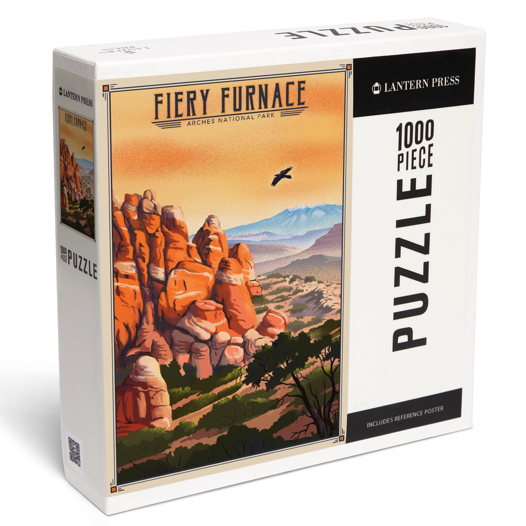 Lantern Press 1000 Piece Jigsaw Puzzle, Fiery Furnace, Arches National ...