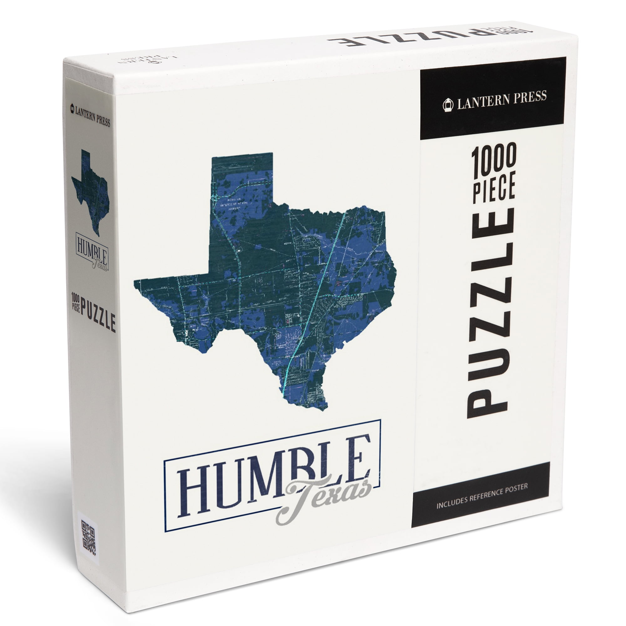 Lantern Press 1000 Piece Jigsaw Puzzle, Humble, Texas, Map and City ...