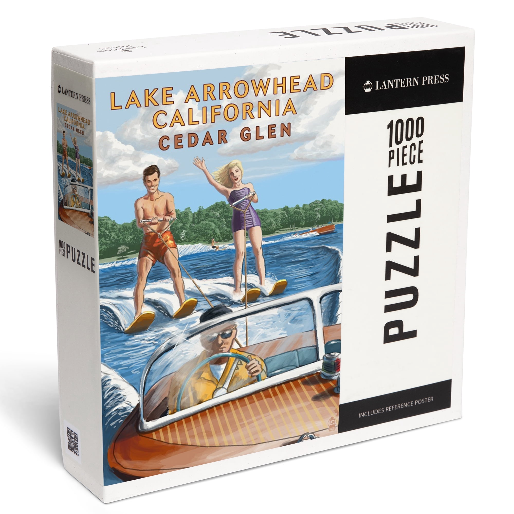 Lantern Press 1000 Piece Jigsaw Puzzle, Lake Arrowhead, California ...
