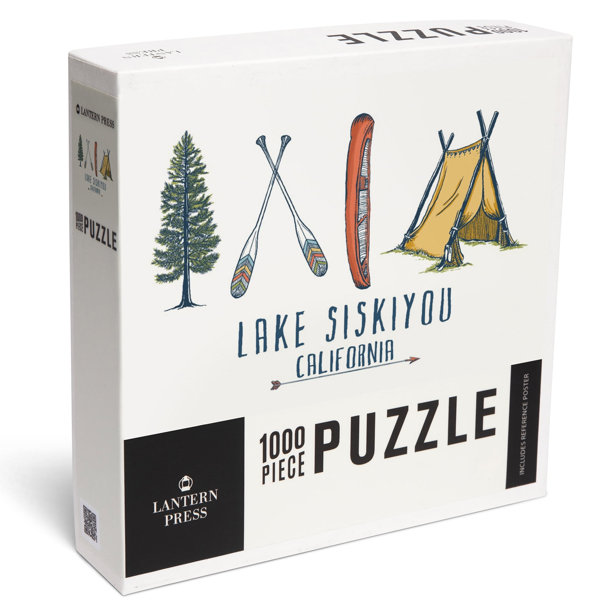 Lantern Press 1000 Piece Jigsaw Puzzle, Lake Siskiyou, California ...