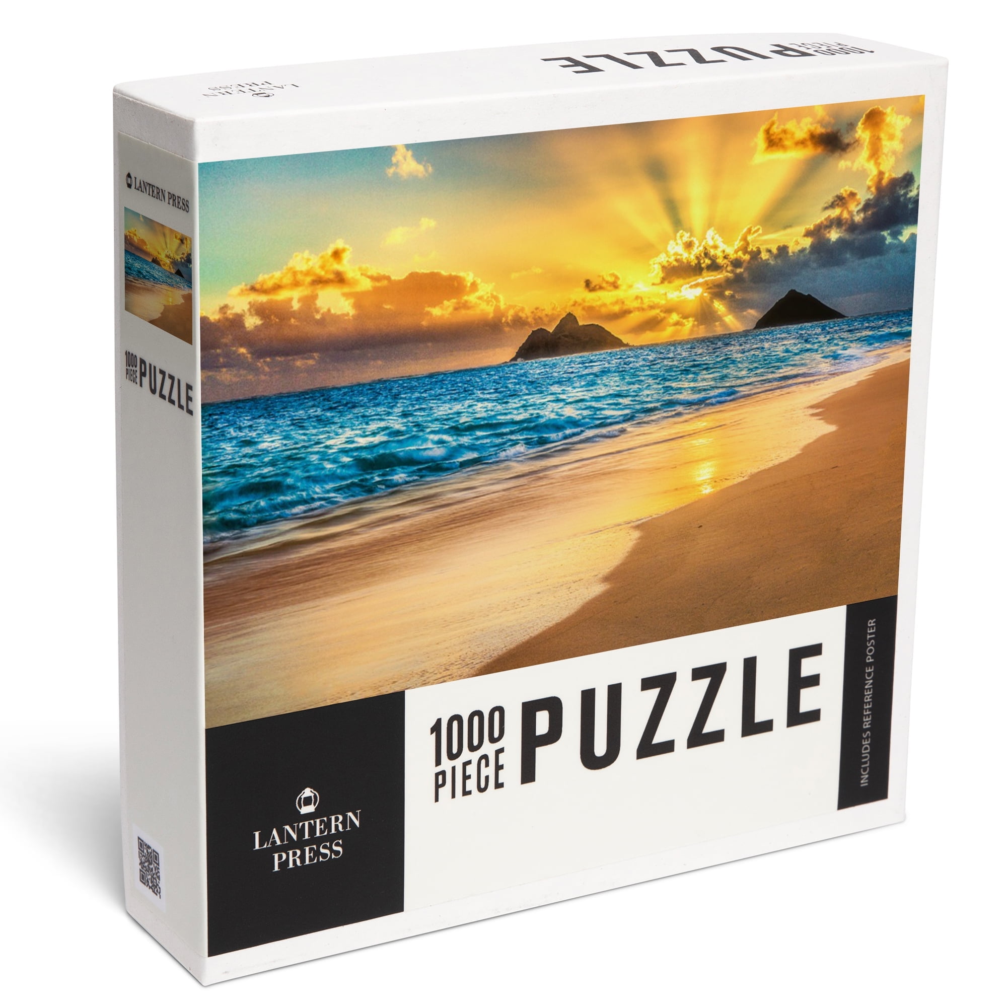 Lantern Press 1000 Piece Jigsaw Puzzle, Lanikai Beach, Kailua, Oahu ...