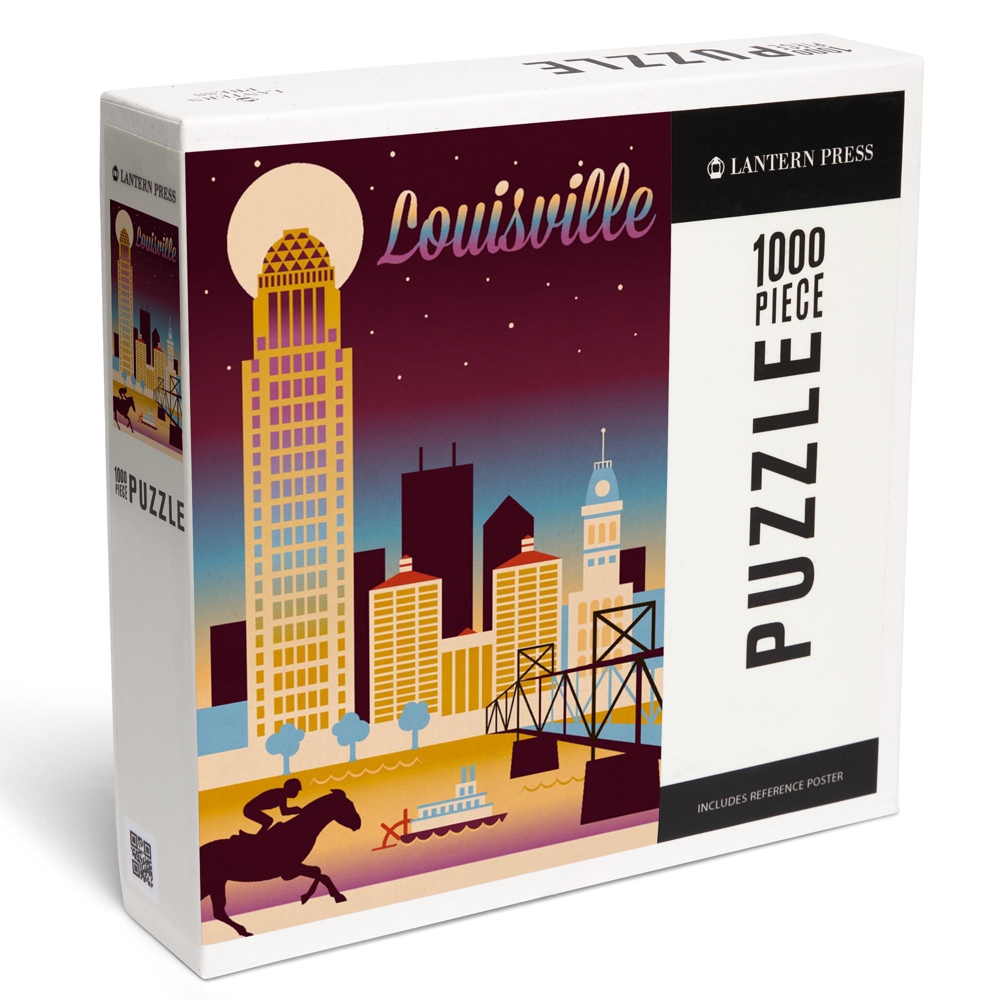 Lantern Press 1000 Piece Jigsaw Puzzle, Louisville, Kentucky, Retro ...