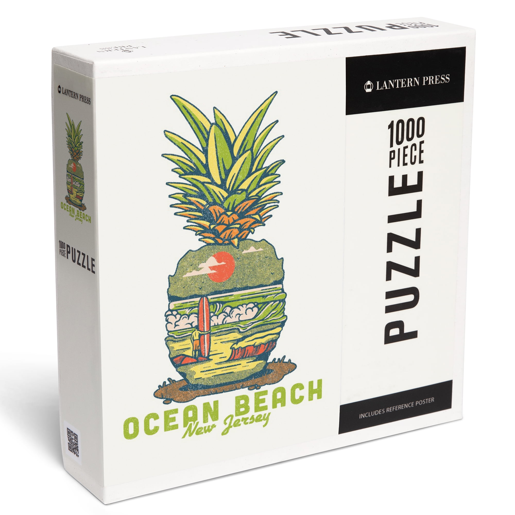 Lantern Press 1000 Piece Jigsaw Puzzle, Ocean Beach, New Jersey ...