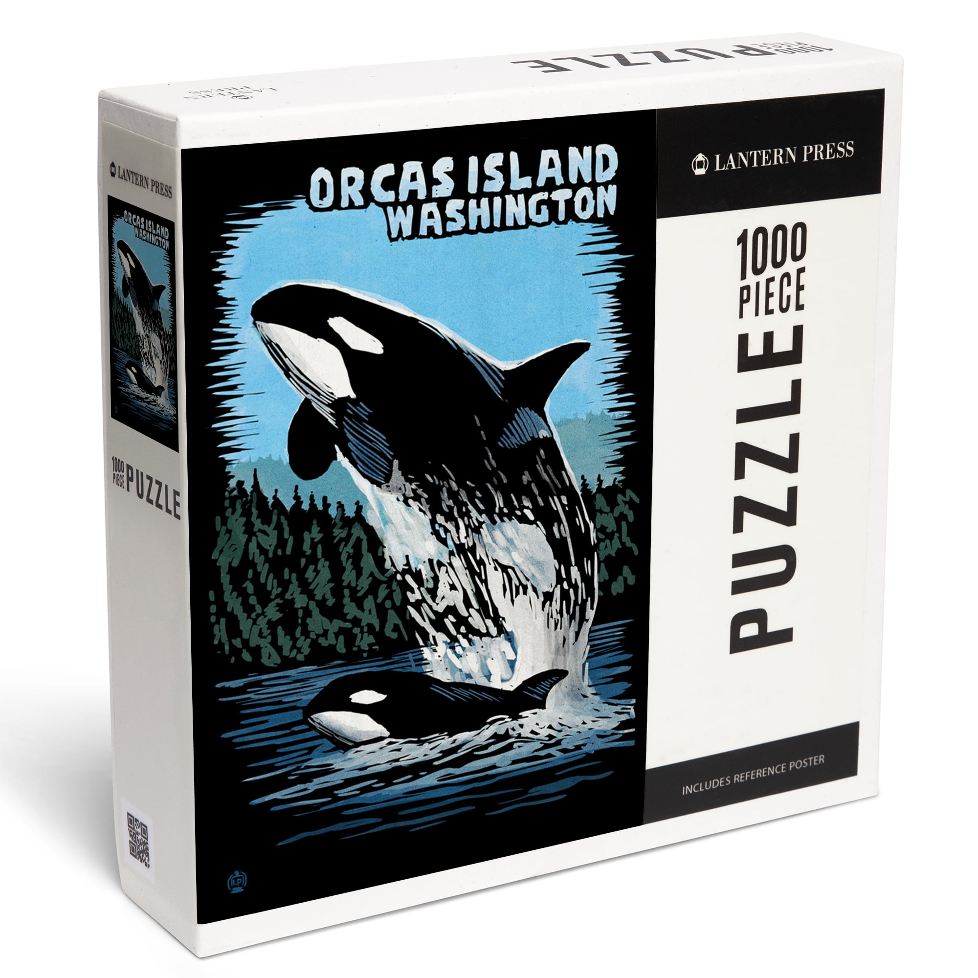Lantern Press 1000 Piece Jigsaw Puzzle, Orcas Island, Washington, Orca ...