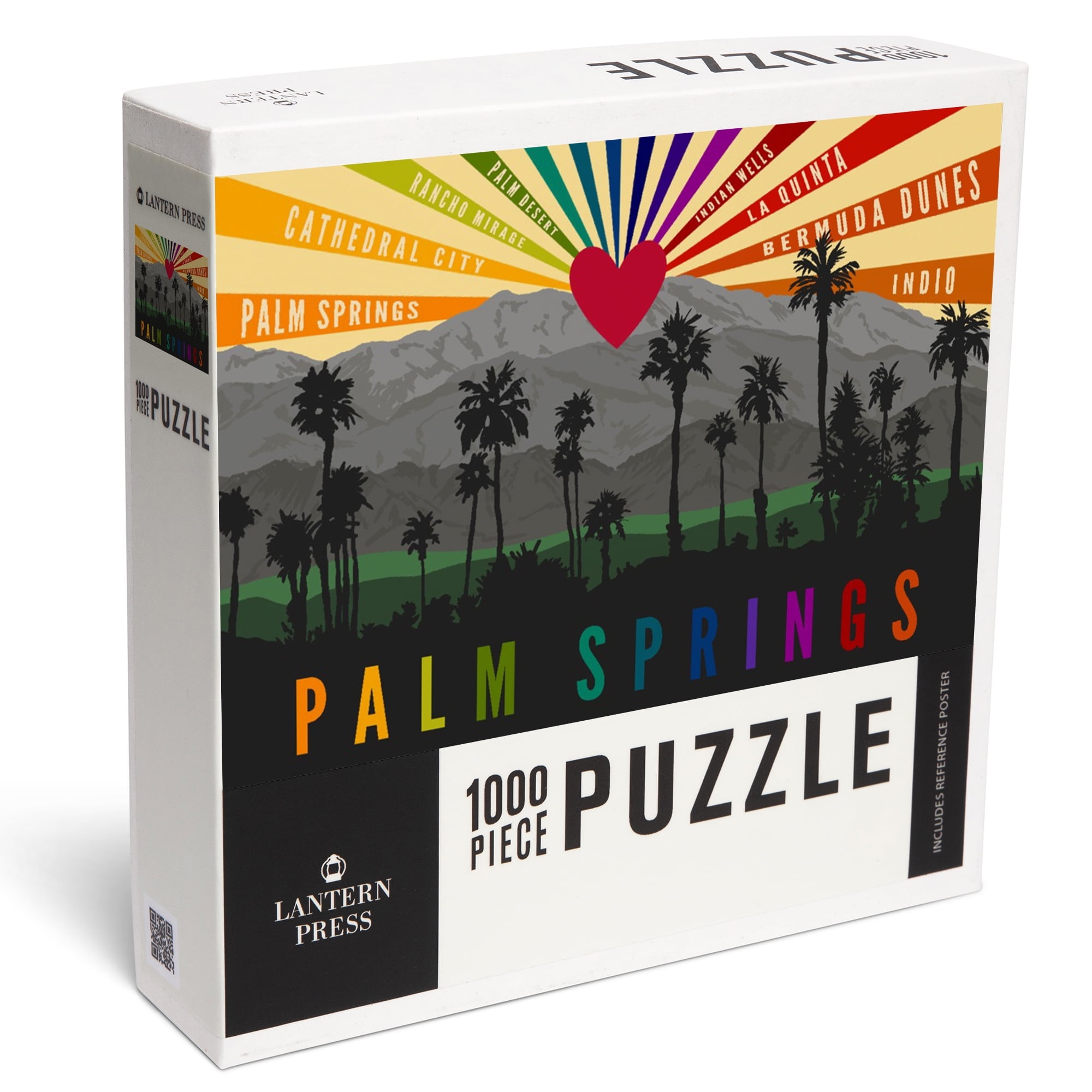 Lantern Press 1000 Piece Jigsaw Puzzle, Palm Springs, California, Palm ...