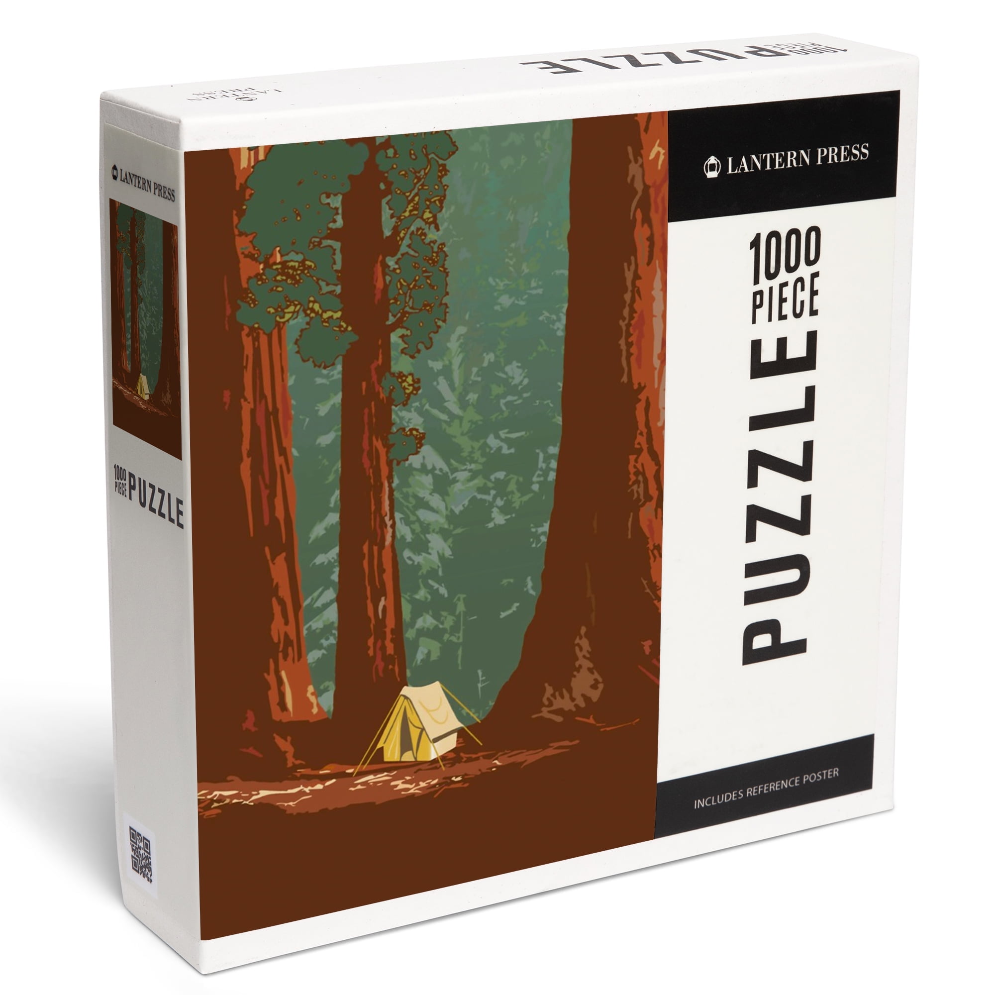 Lantern Press 1000 Piece Jigsaw Puzzle, Redwood Forest View, Sequoias ...