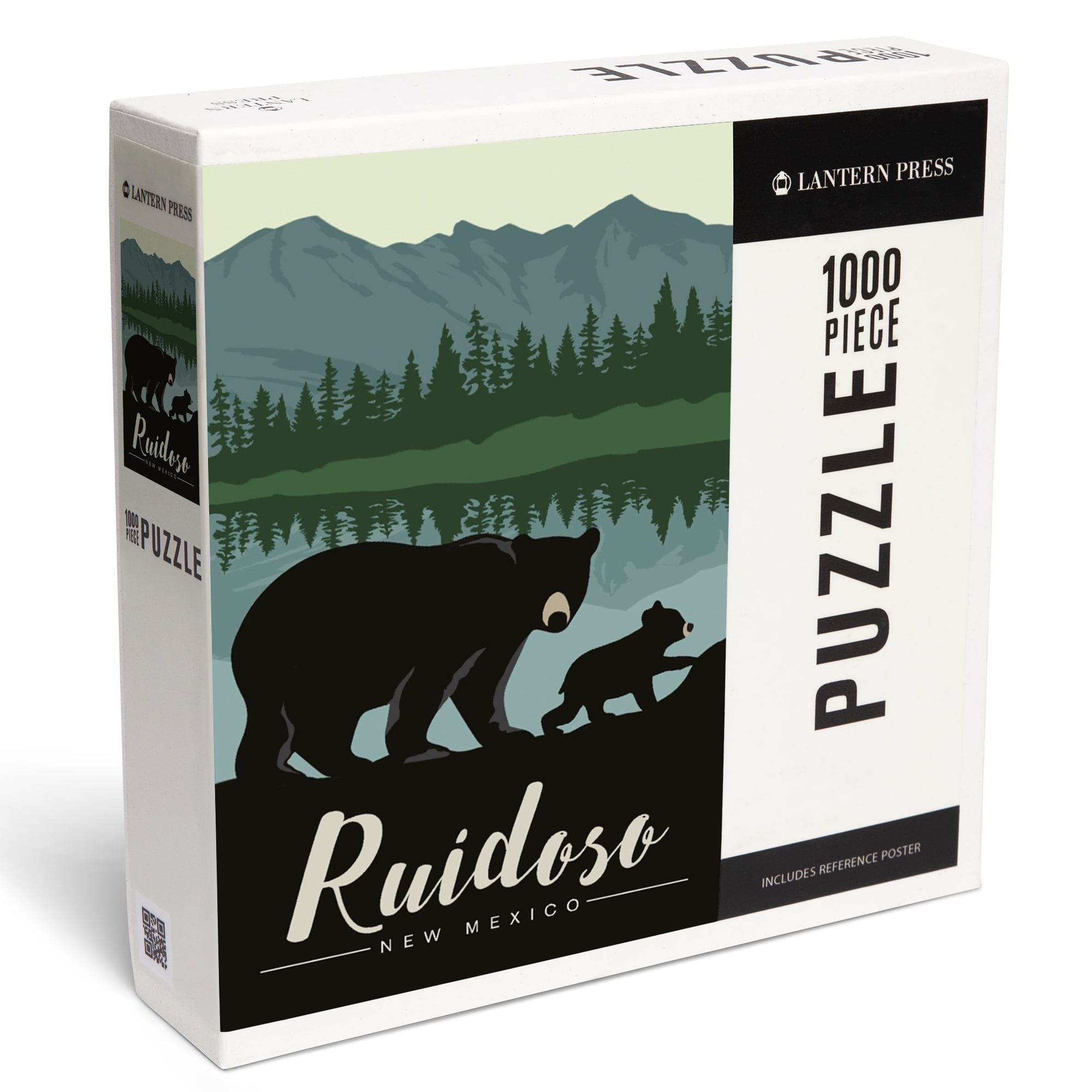 Lantern Press 1000 Piece Jigsaw Puzzle, Ruidoso, New Mexico, Black Bear ...