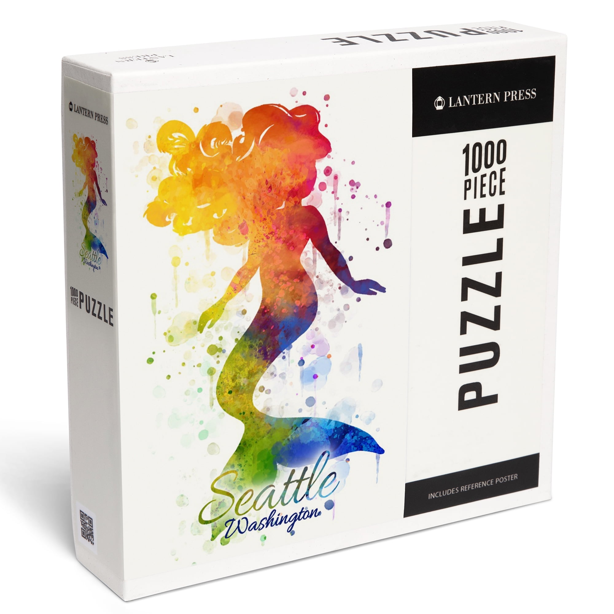 Lantern Press 1000 Piece Jigsaw Puzzle, Seattle, Washington, Mermaid ...