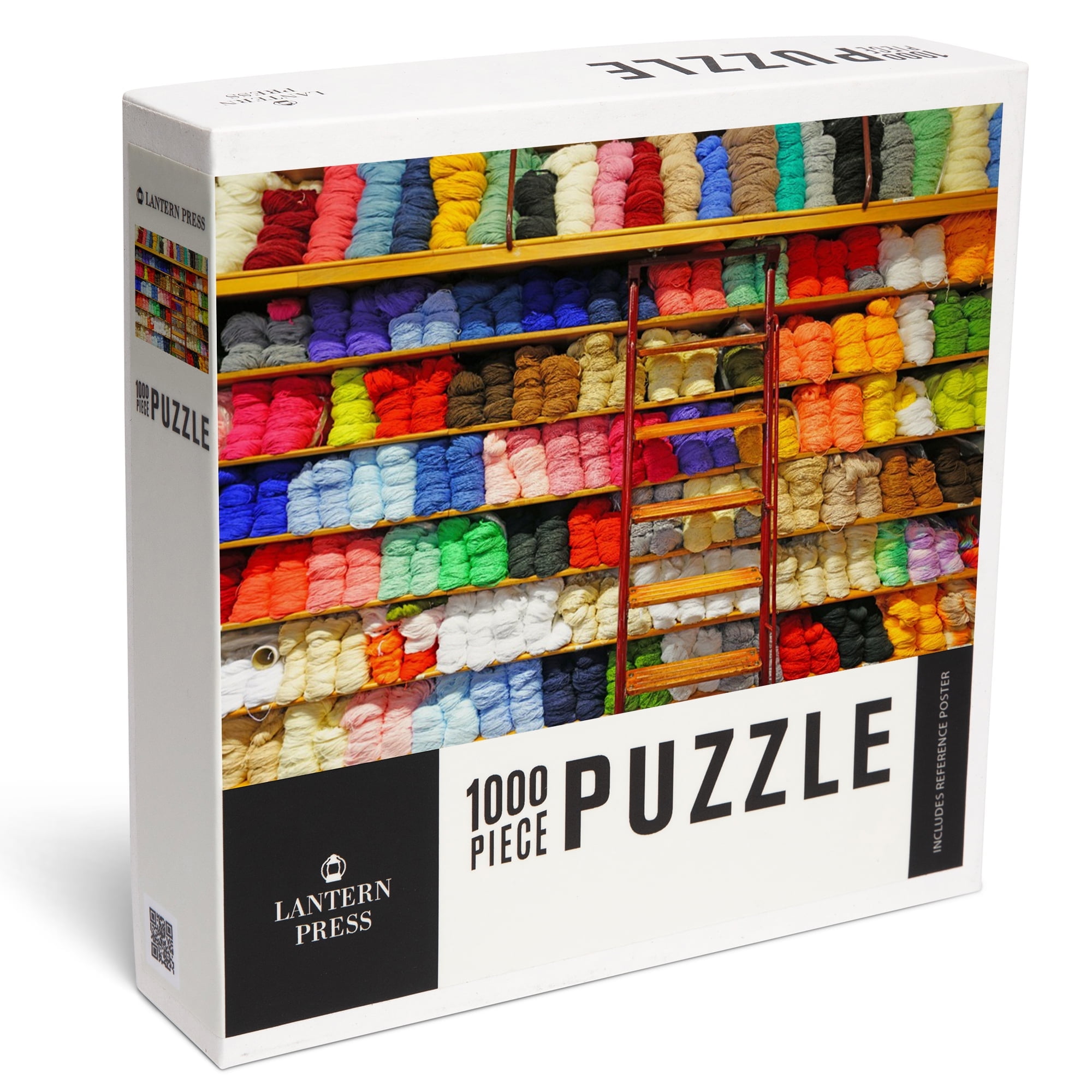 Lantern Press 1000 Piece Jigsaw Puzzle, Shelves Filled with Colorful ...