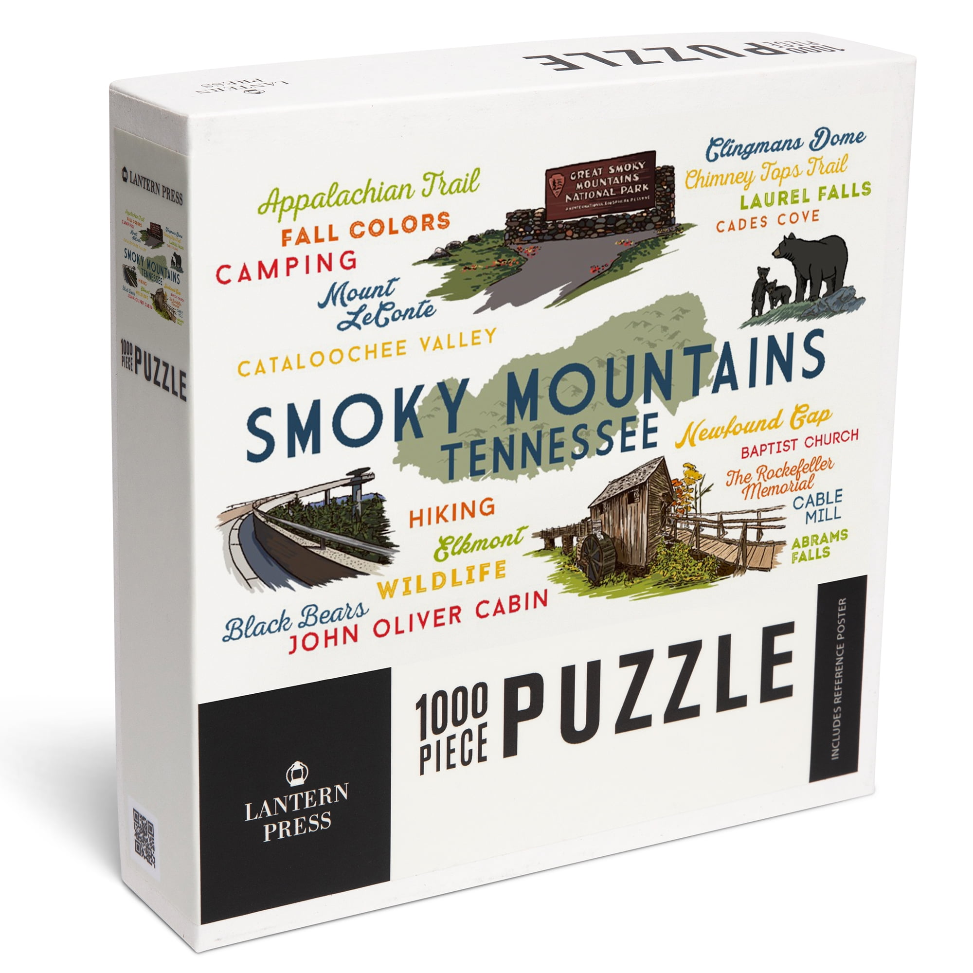 Lantern Press 1000 Piece Jigsaw Puzzle, Smoky Mountains, Tennessee ...