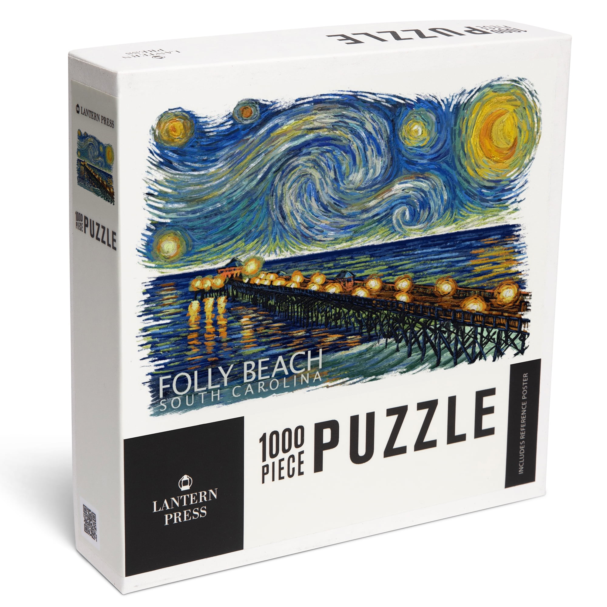 Lantern Press 1000 Piece Jigsaw Puzzle, South Carolina, Folly Beach ...