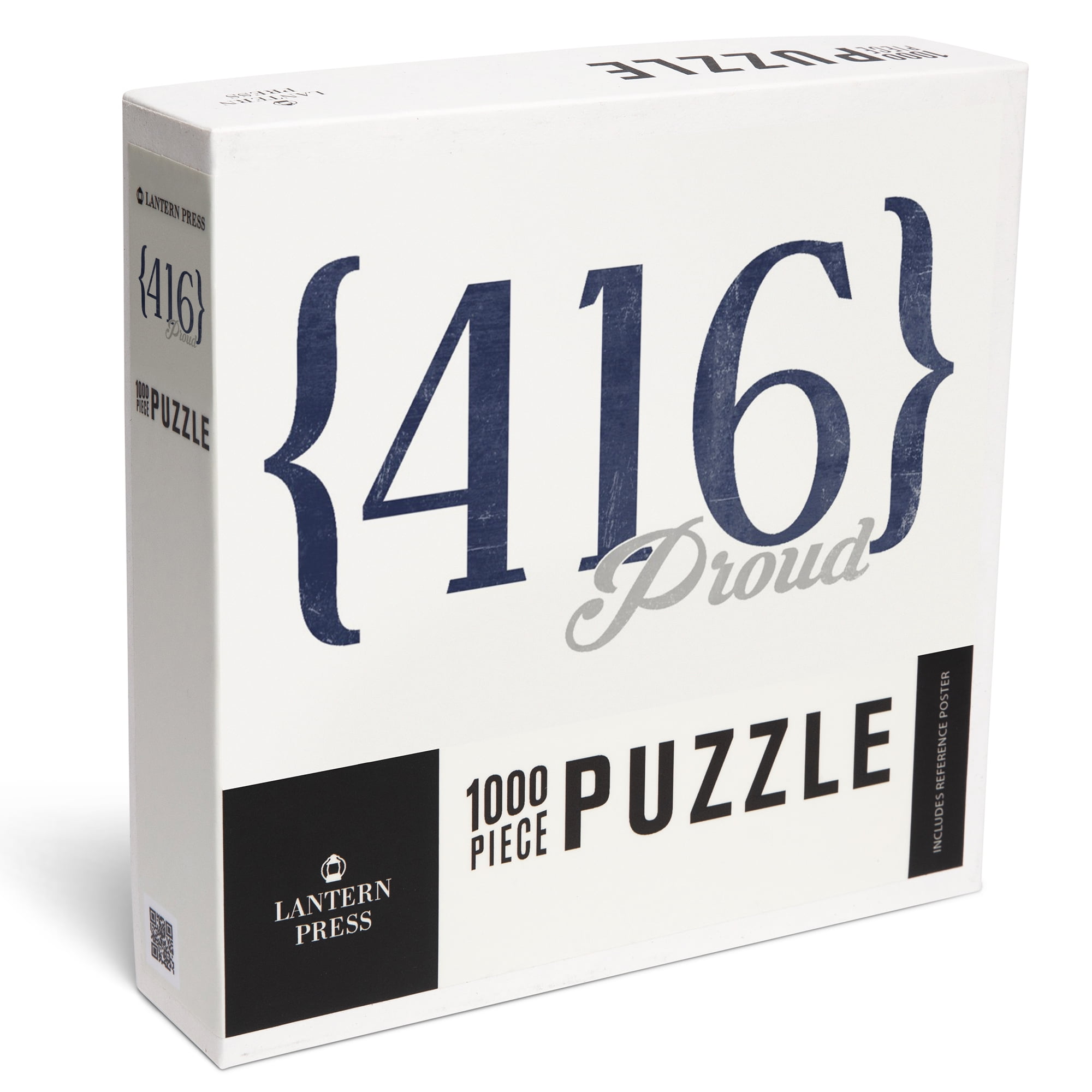 Lantern Press 1000 Piece Jigsaw Puzzle, Toronto, Ontario, 416 Area Code ...