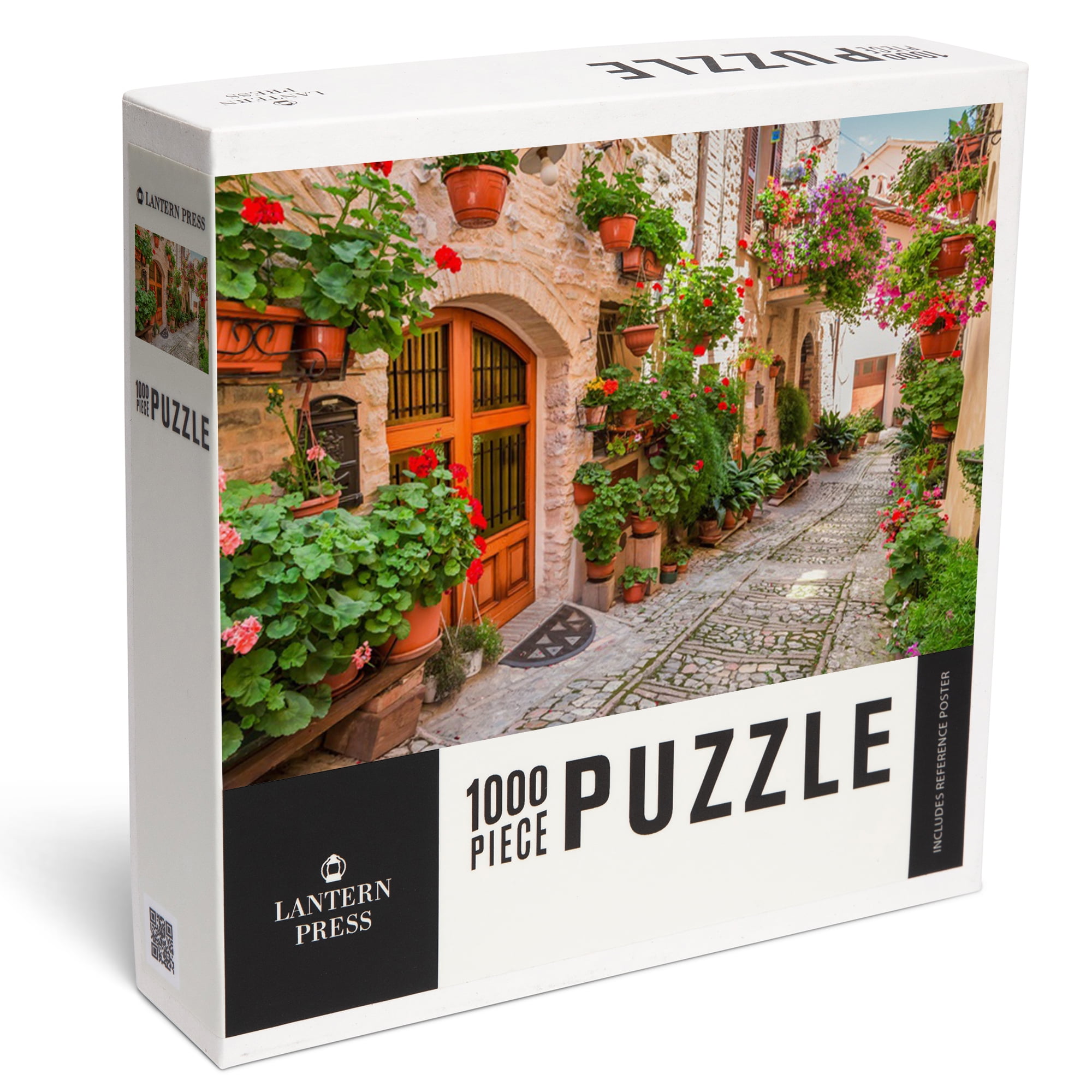 Lantern Press 1000 Piece Jigsaw Puzzle, Umbria, Italy, Street Scene in ...