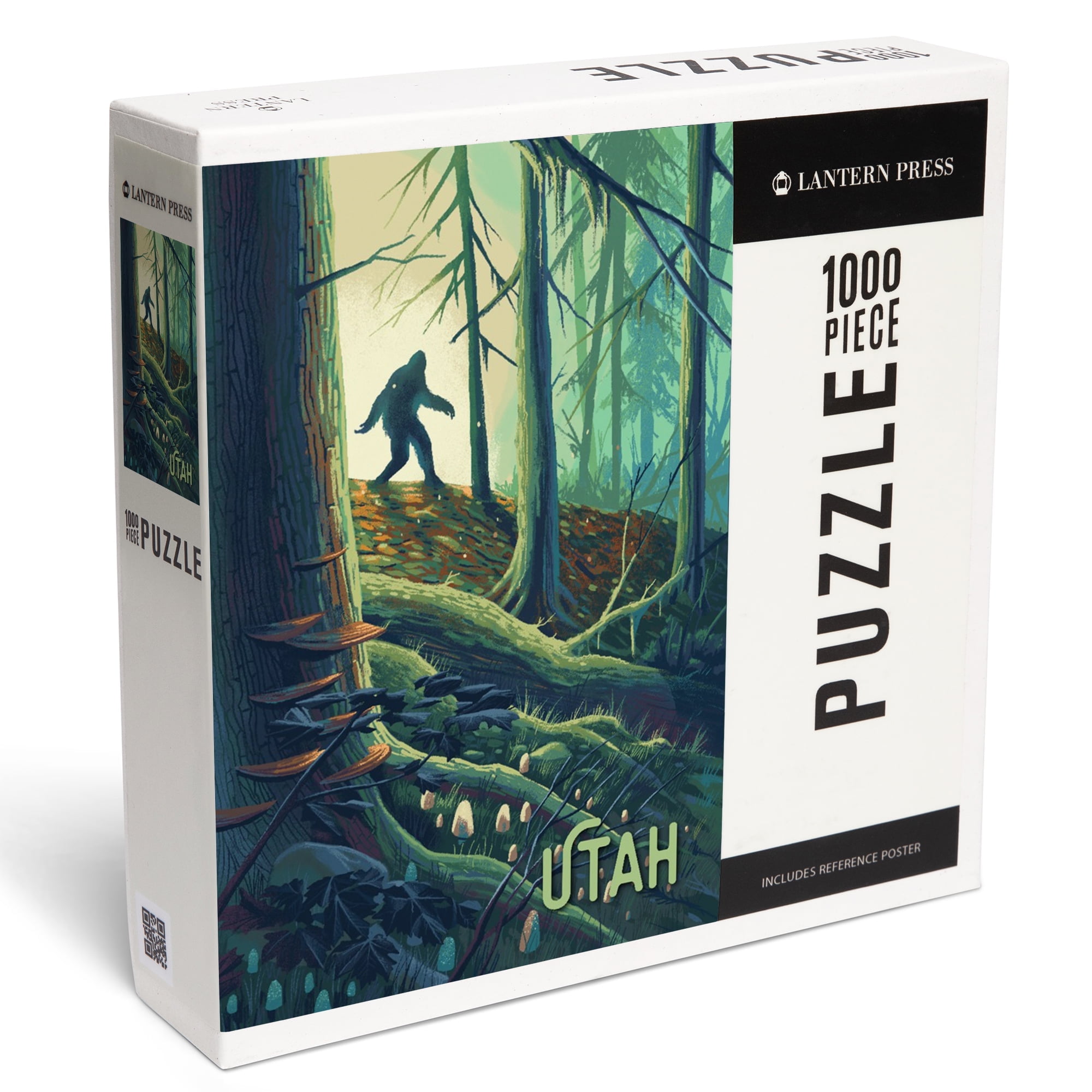 Lantern Press 1000 Piece Jigsaw Puzzle, Utah, Wanderer, Bigfoot in ...