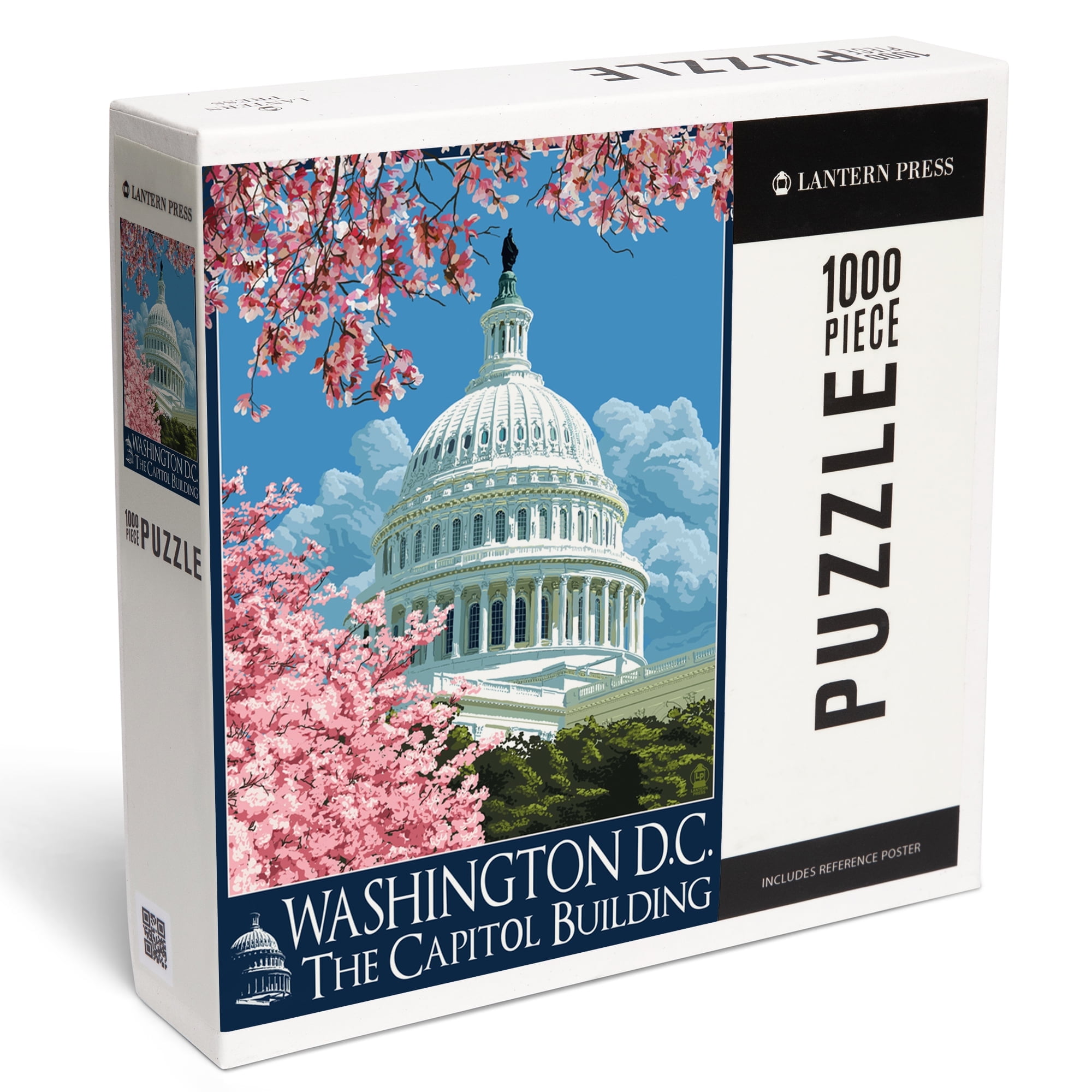 Lantern Press 1000 Piece Jigsaw Puzzle, Washington DC, Capitol Building ...