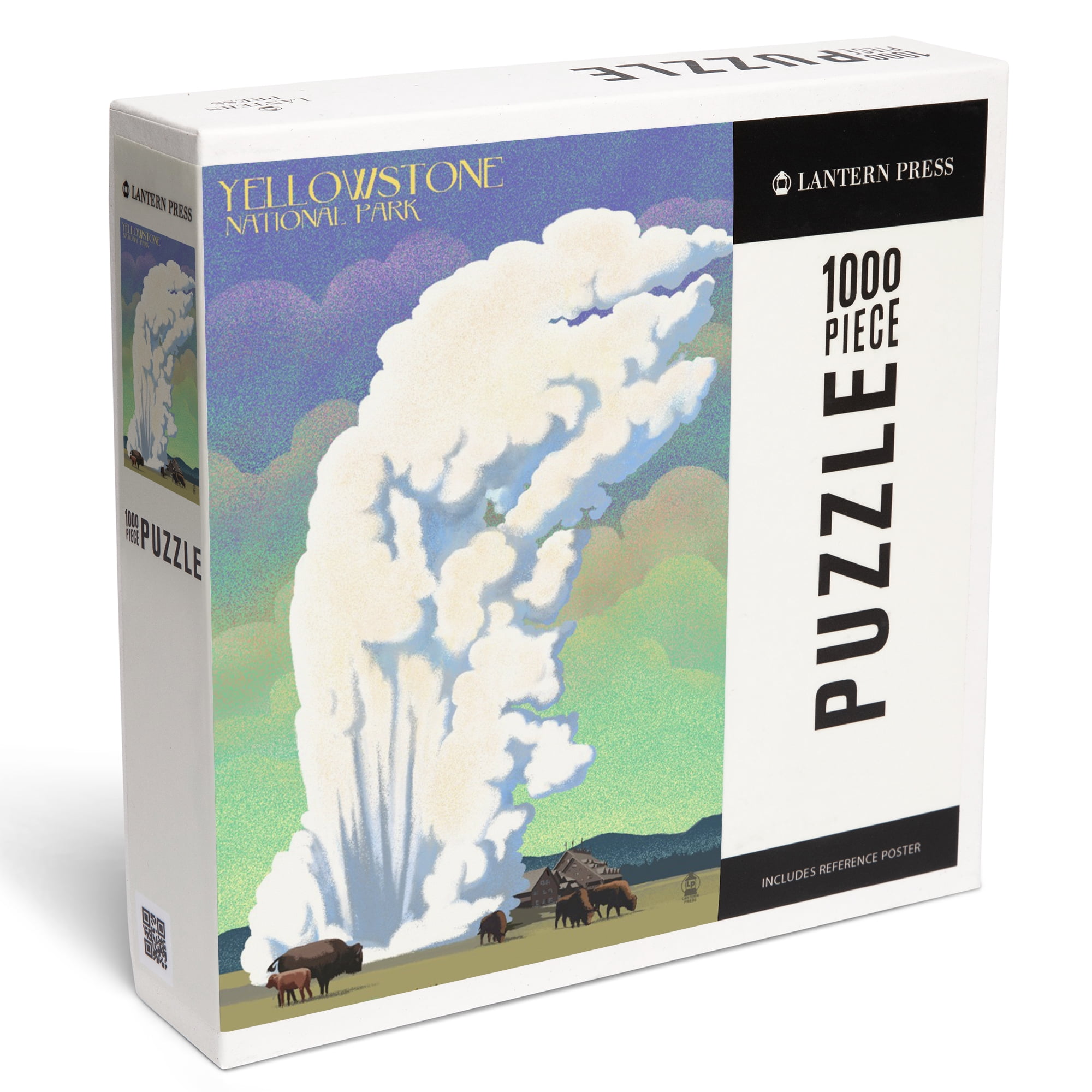 Lantern Press 1000 Piece Jigsaw Puzzle, Yellowstone National Park, Old ...