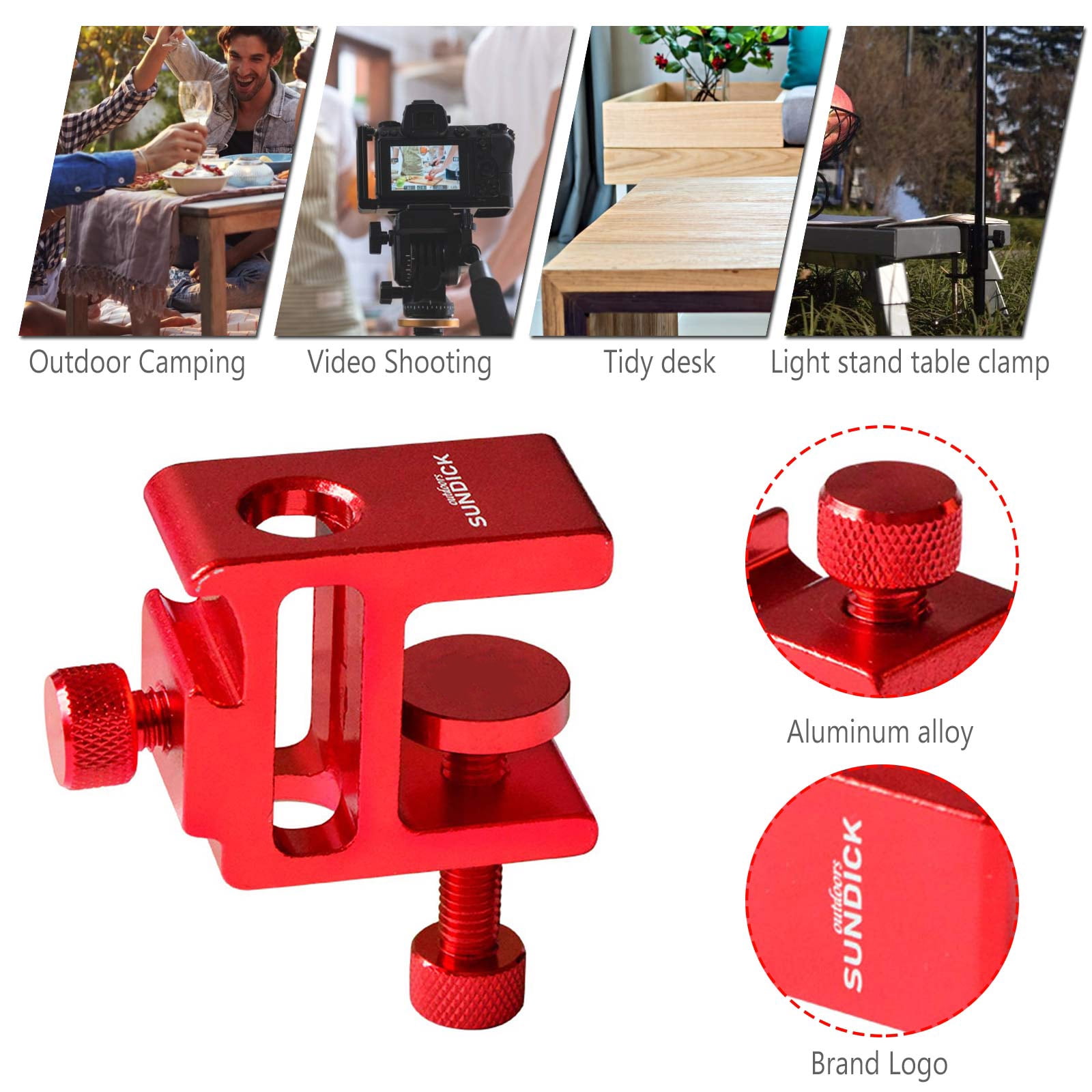Lantern Stand Clip Adjustable Light Pole Mount Clamp for Diameter 10 ...