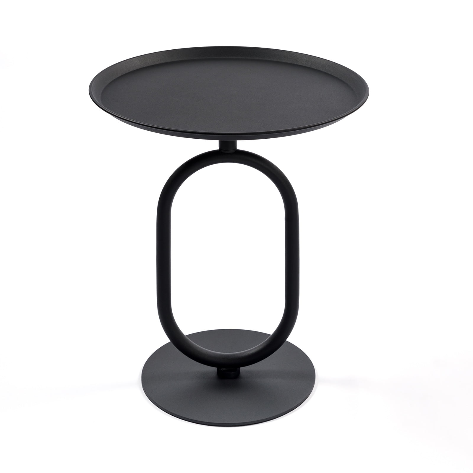 Lantern-shaped Metal End Table, Small Round Side Table, Modern Coffee ...