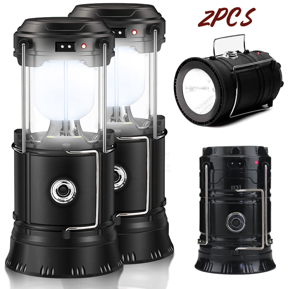 Solar & USB Rechargeable Lanterns, Compact, Waterproof, for Camping ...
