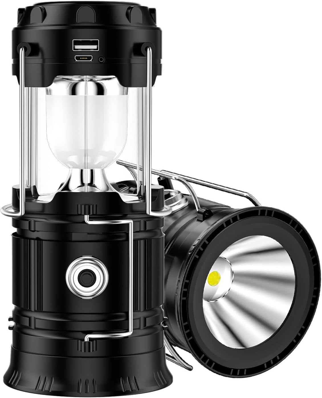 Lanterns, Camping Lantern, Solar Lantern Flashlights Charging for Phone ...