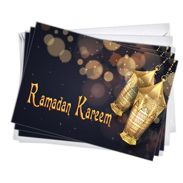 Big Dot of Happiness Ramadan - 2-in-1 Eid Mubarak Party Cards ...