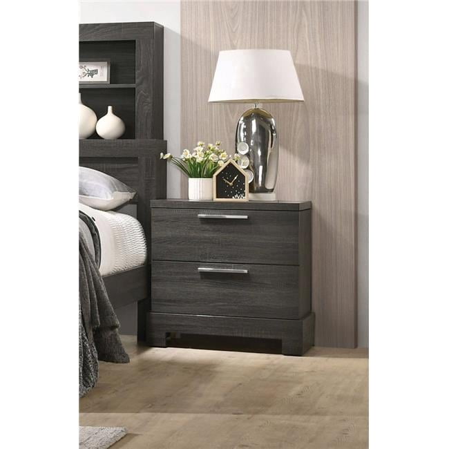 Lantha Nightstand, Gray Oak - 25 x 24 x 16 in. - Walmart.com