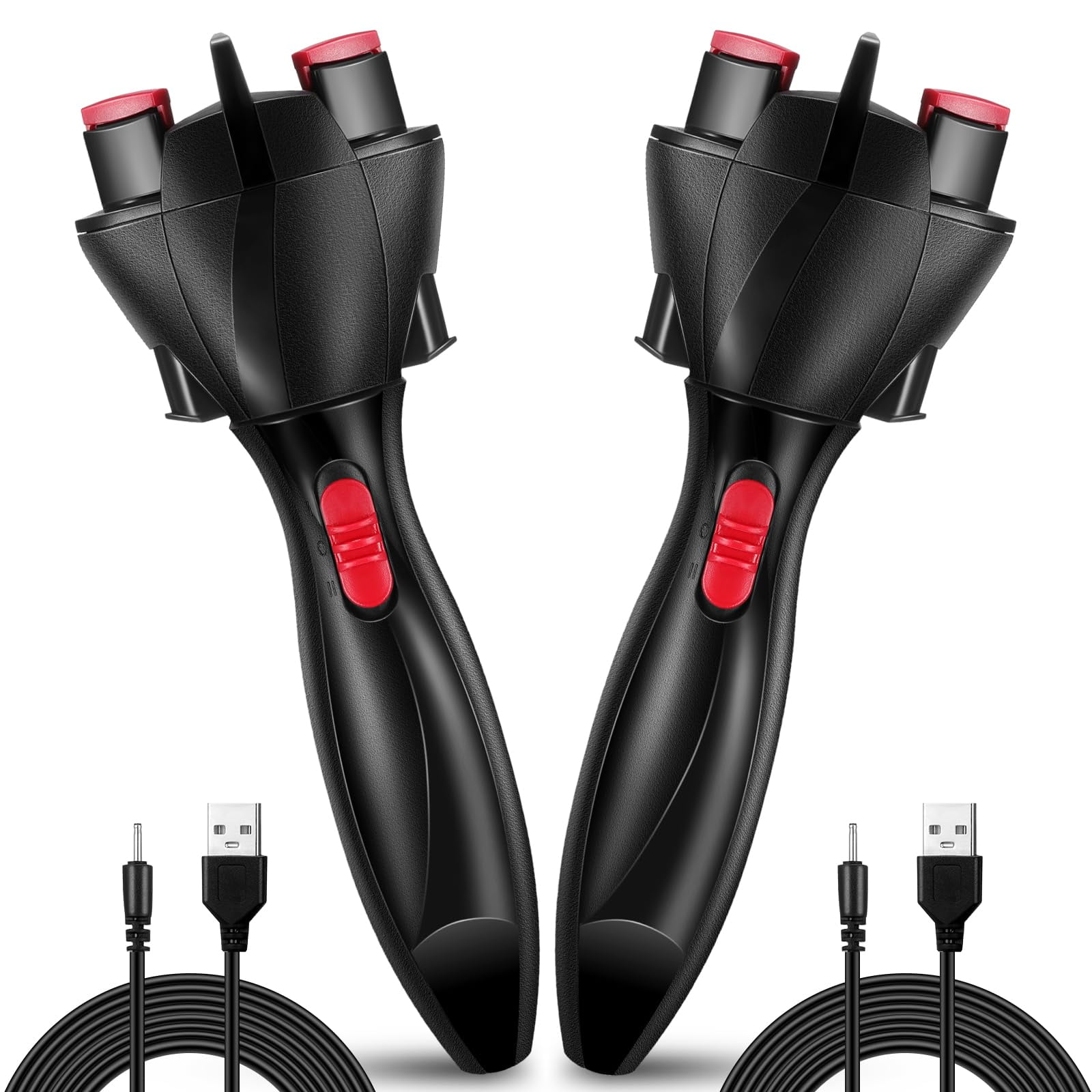 Lanties 2 Pcs Automatic Hair Braider Electric Hair Braiding Machine DIY ...