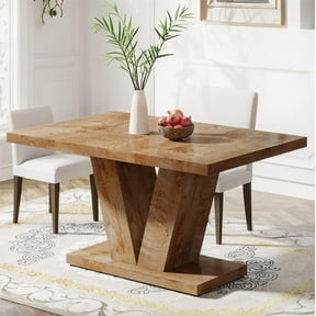 Finmind 39.4 Inches Square Dining Table for 2-4 People (Chairs Not ...