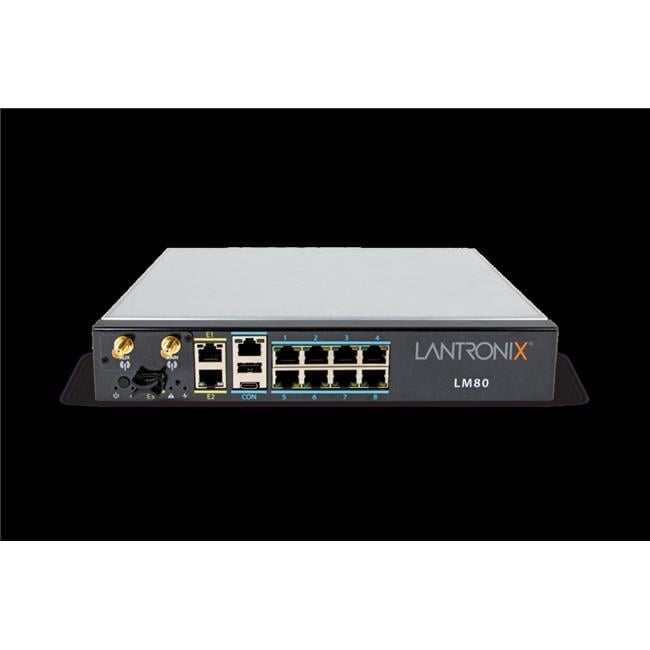 Lantronix 80-8S-NNN-NAA 8 Serial & 3 Ethernet Ports LM80 Local Manager ...